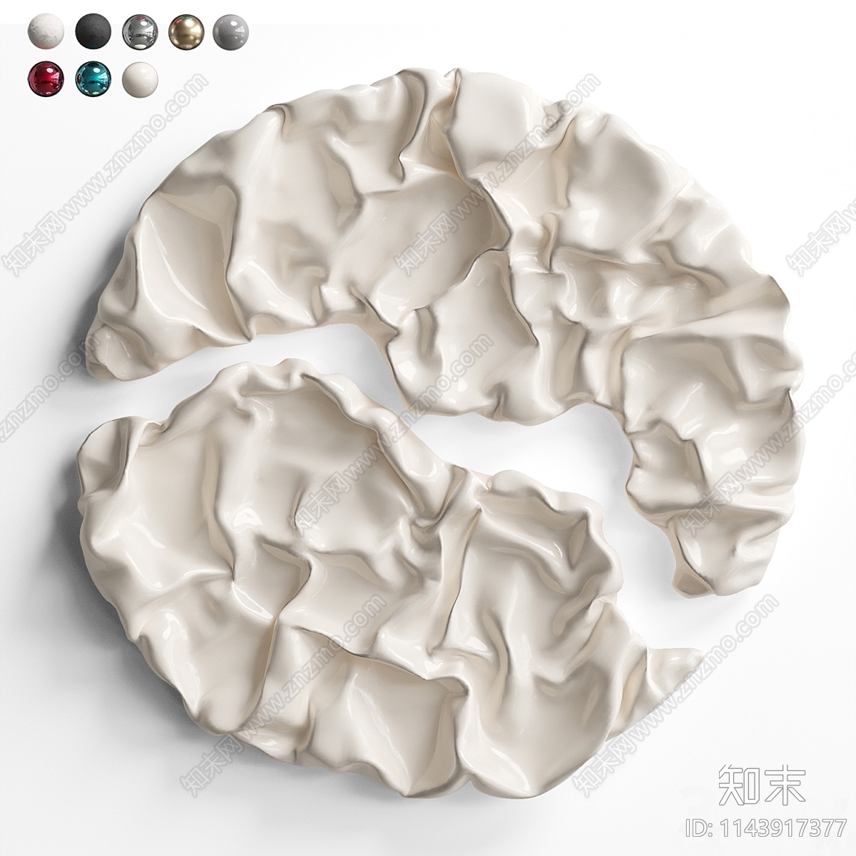 现代墙饰挂件3d模型下载【id1143917377】知末3d模型网