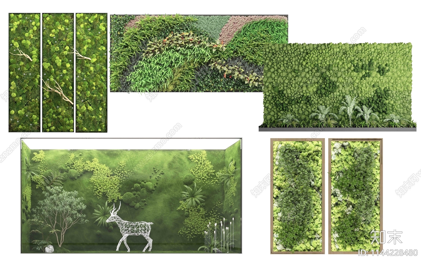 景观绿植植物墙psd免免抠下载【id1144228480】undefined