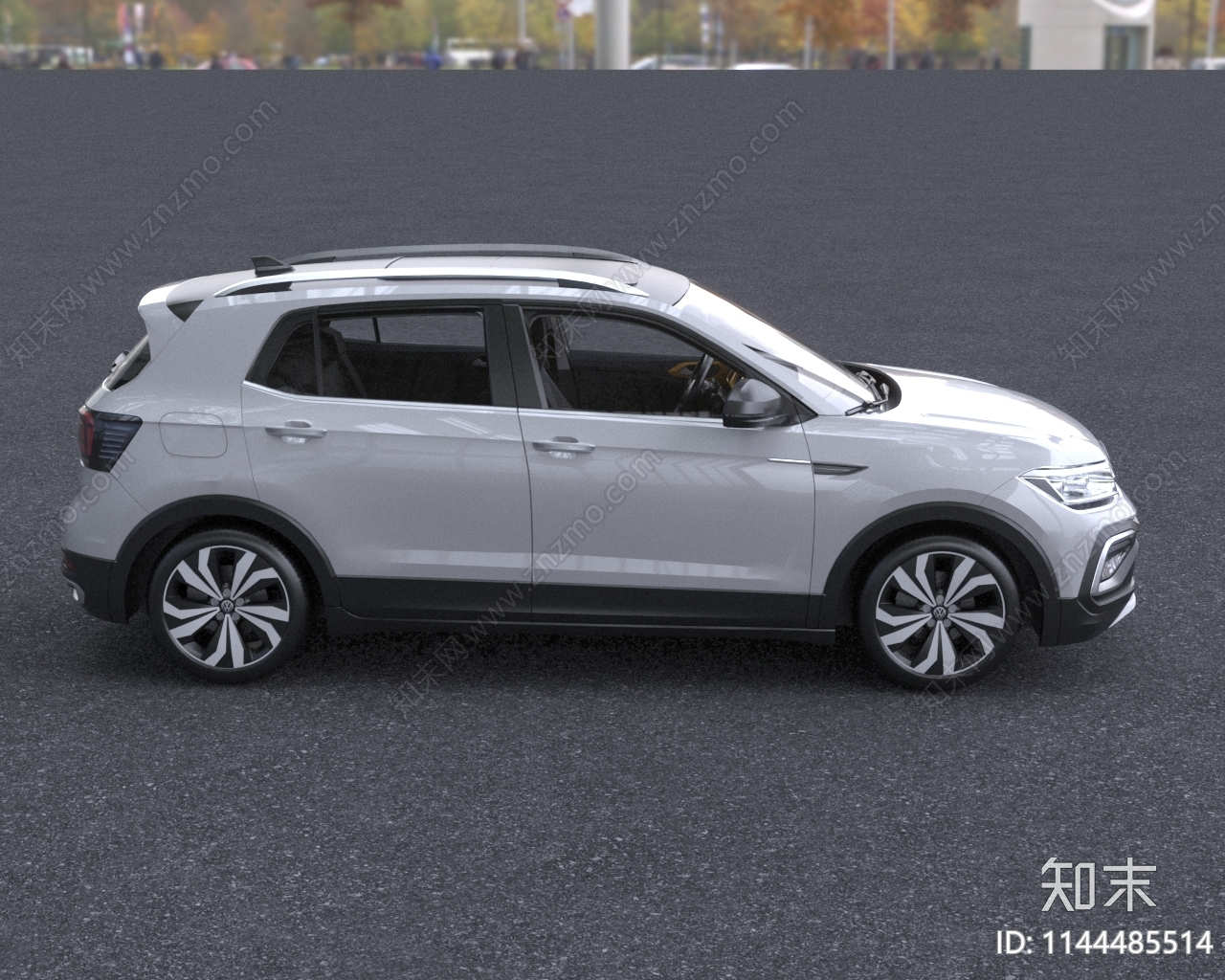 2021款大众tcross途铠汽车3d模型下载【id1144485514】知末3d模型网