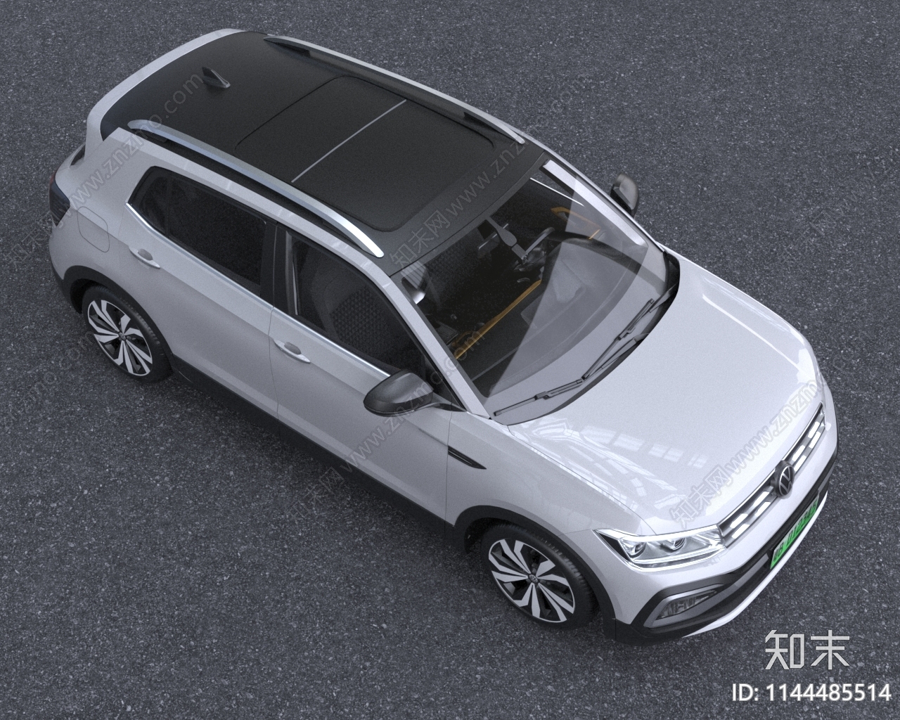 2021款大众tcross途铠汽车3d模型下载【id1144485514】知末3d模型网