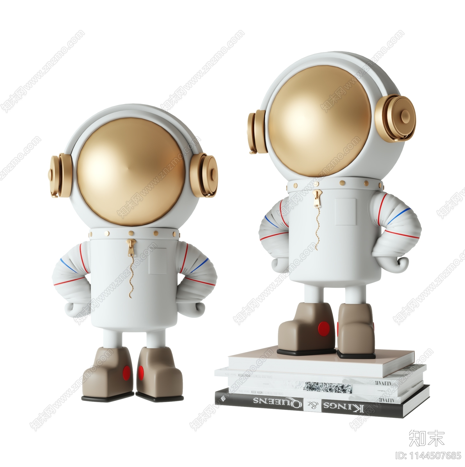 现代宇航员摆件3d模型下载【id1144507685】知末3d模型网