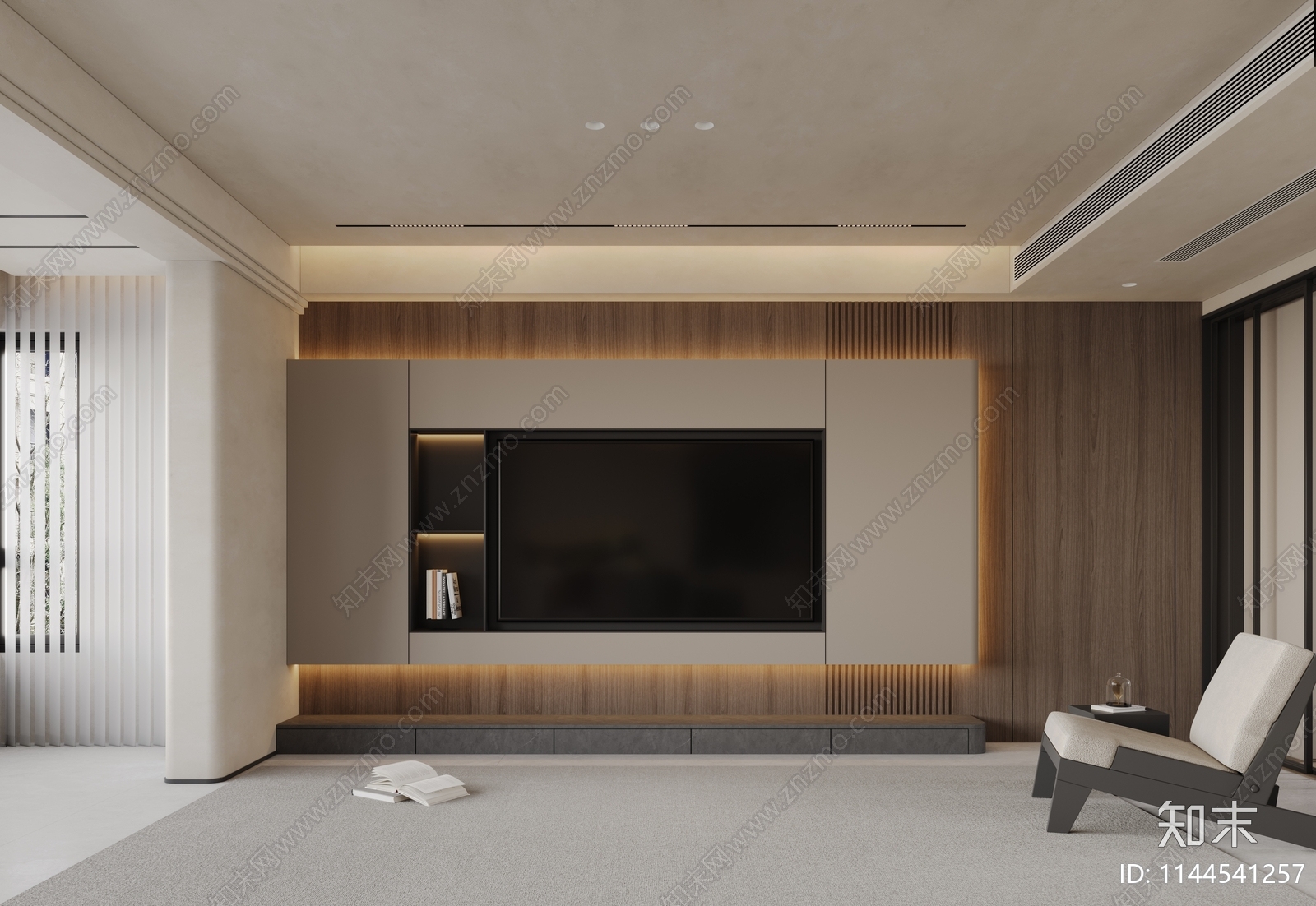 道亨设计现代客餐厅3d模型下载【id1144541257】知末3d模型网