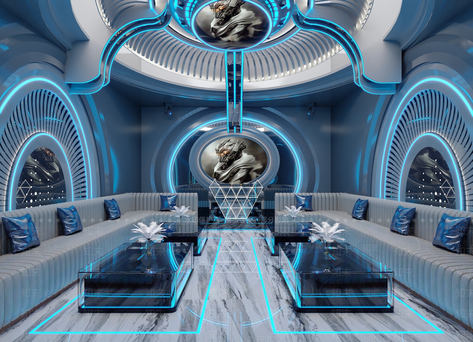 KTV包房3D模型下载【ID:1144543499】_知末3d模型网