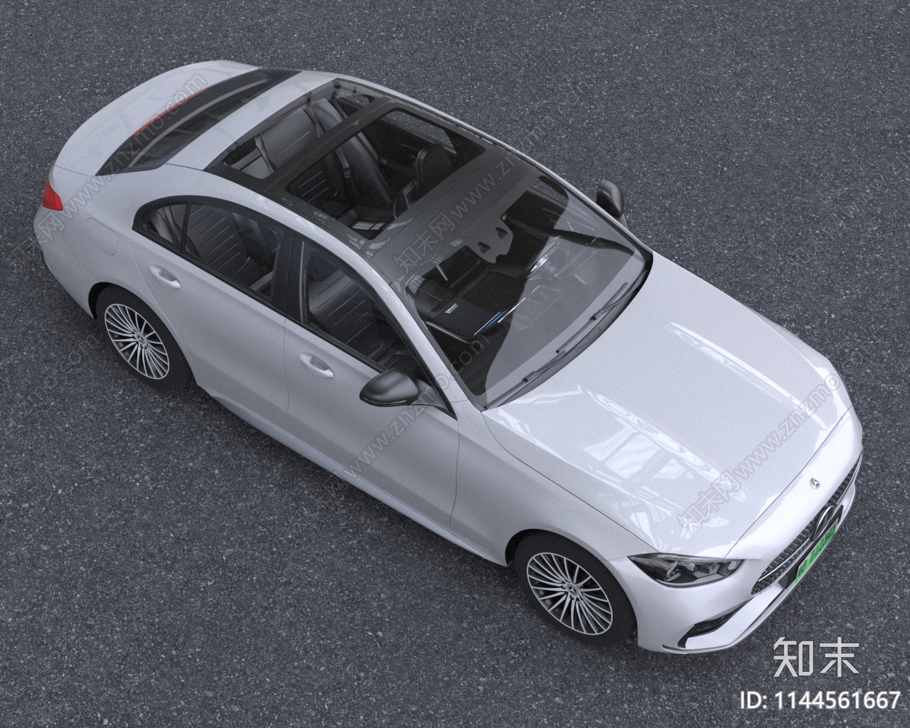 2022款奔驰c级csedan汽车3d模型下载【id1144561667】知末3d模型网