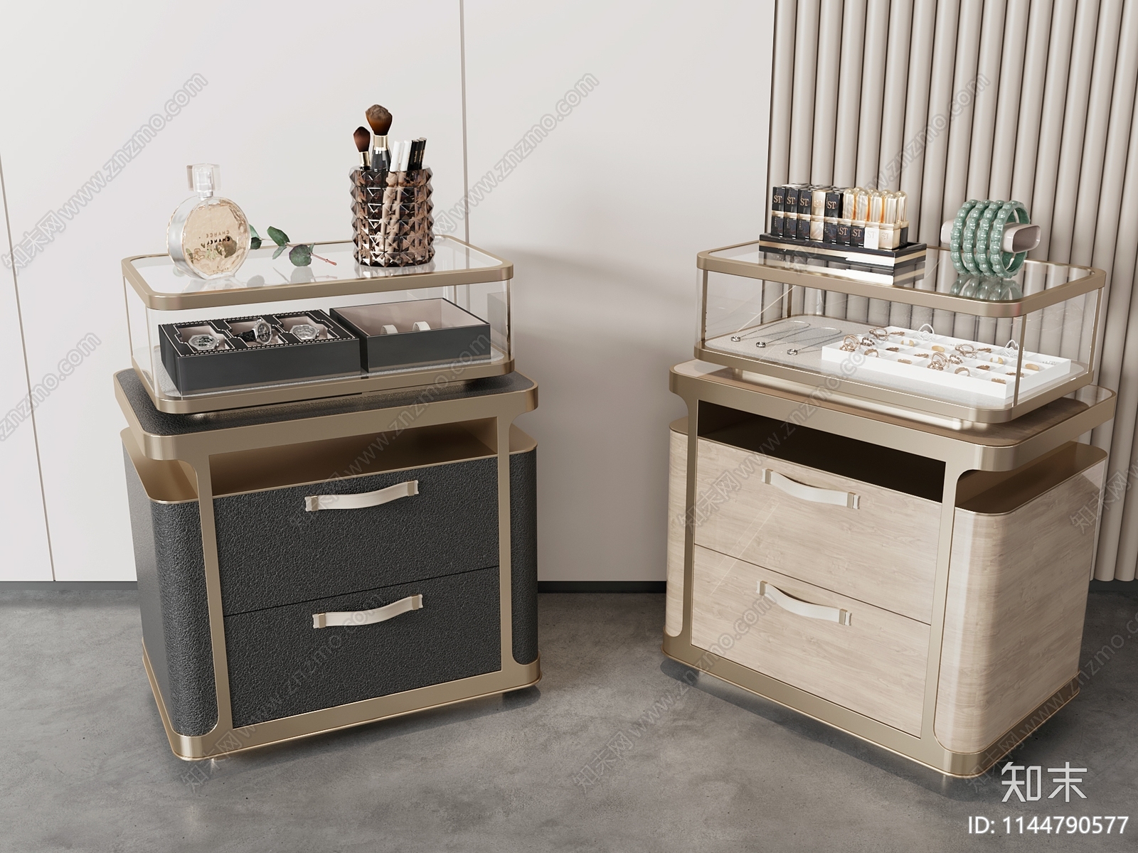 现代展柜3d模型下载【id1144790577】知末3d模型网