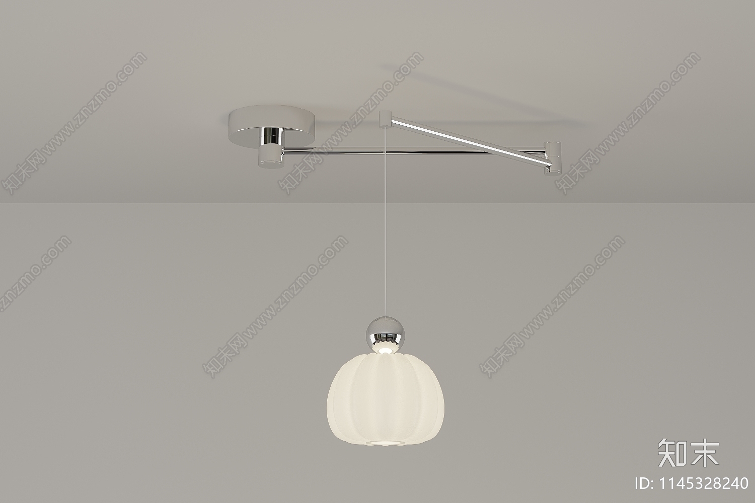 现代极简南瓜吊灯3d模型下载【id1145328240】知末3d模型网
