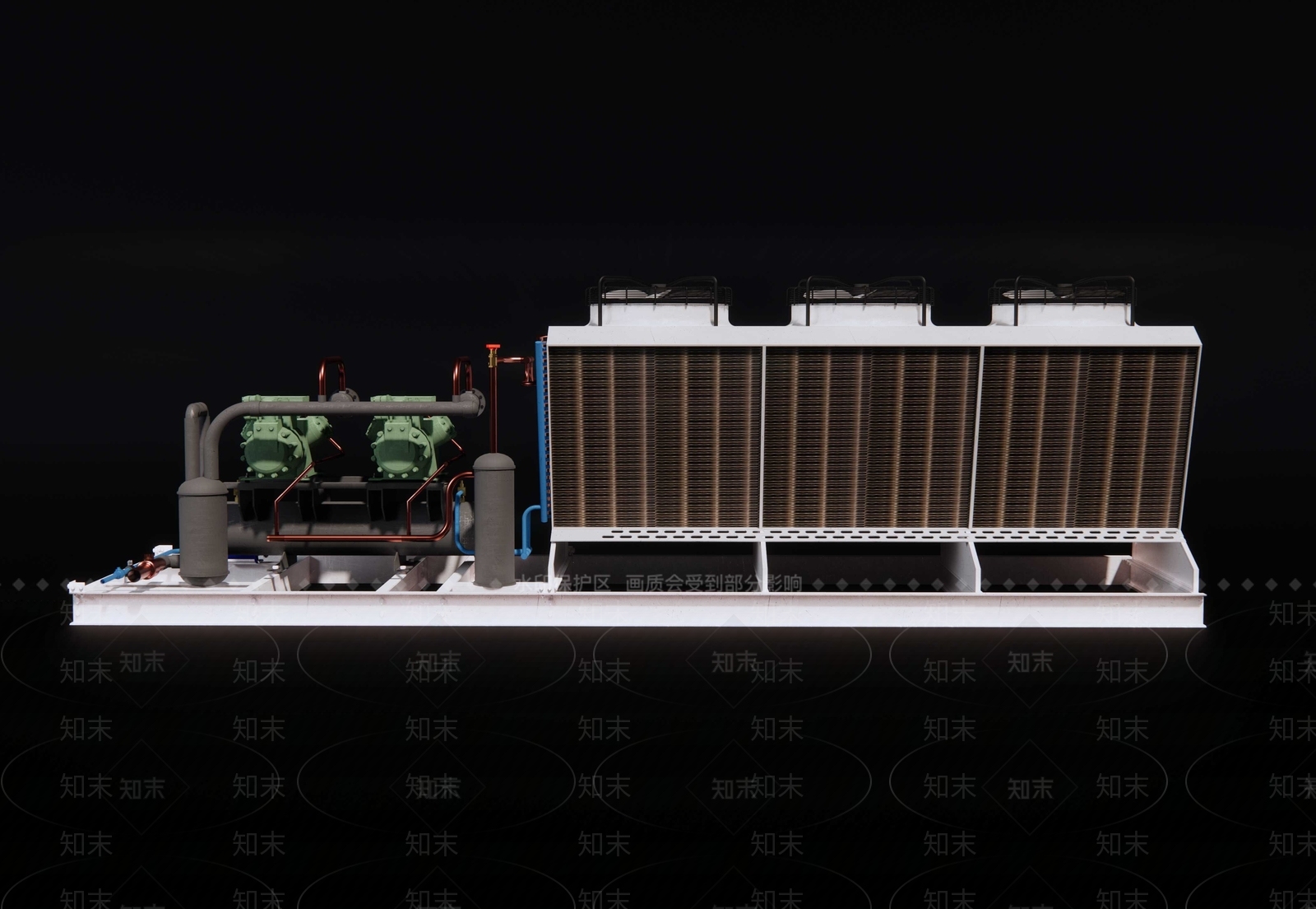 制冷机组SU模型下载【ID:1145353390】_知末su模型网