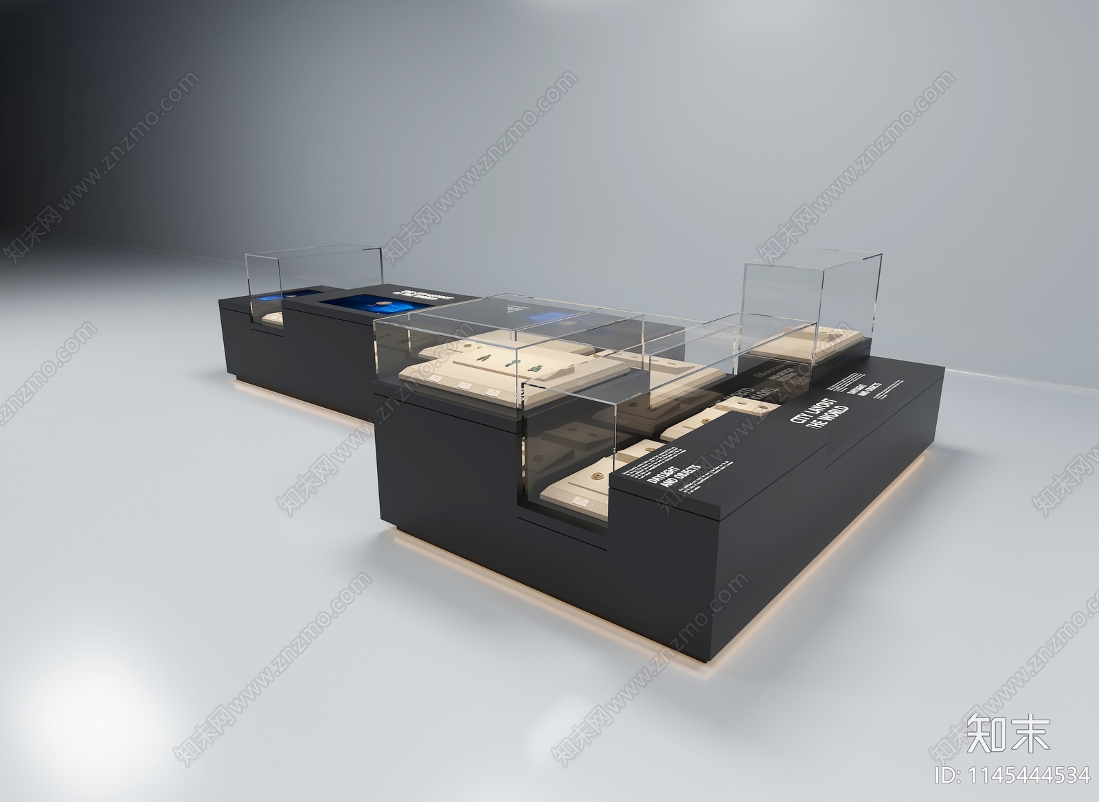 现代展柜3d模型下载【id1145444534】知末3d模型网