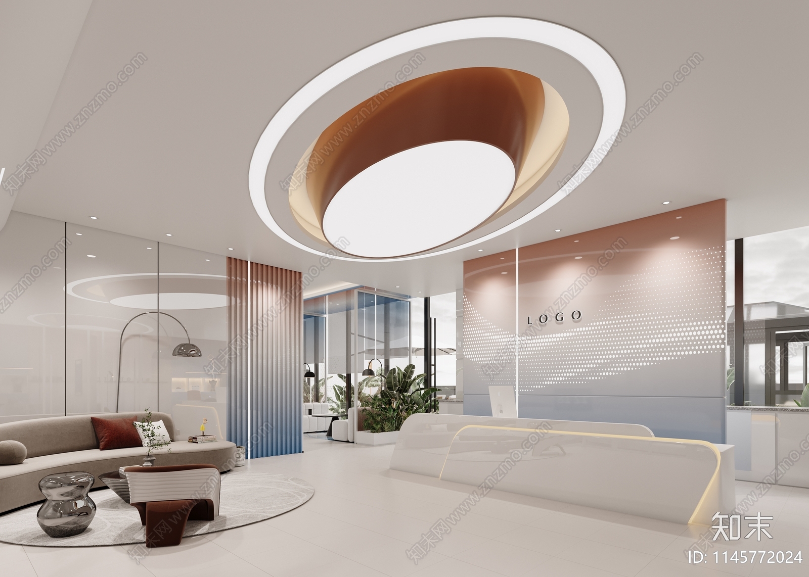 现代极简美容spa店3d模型下载【id1145772024】知末3d模型网