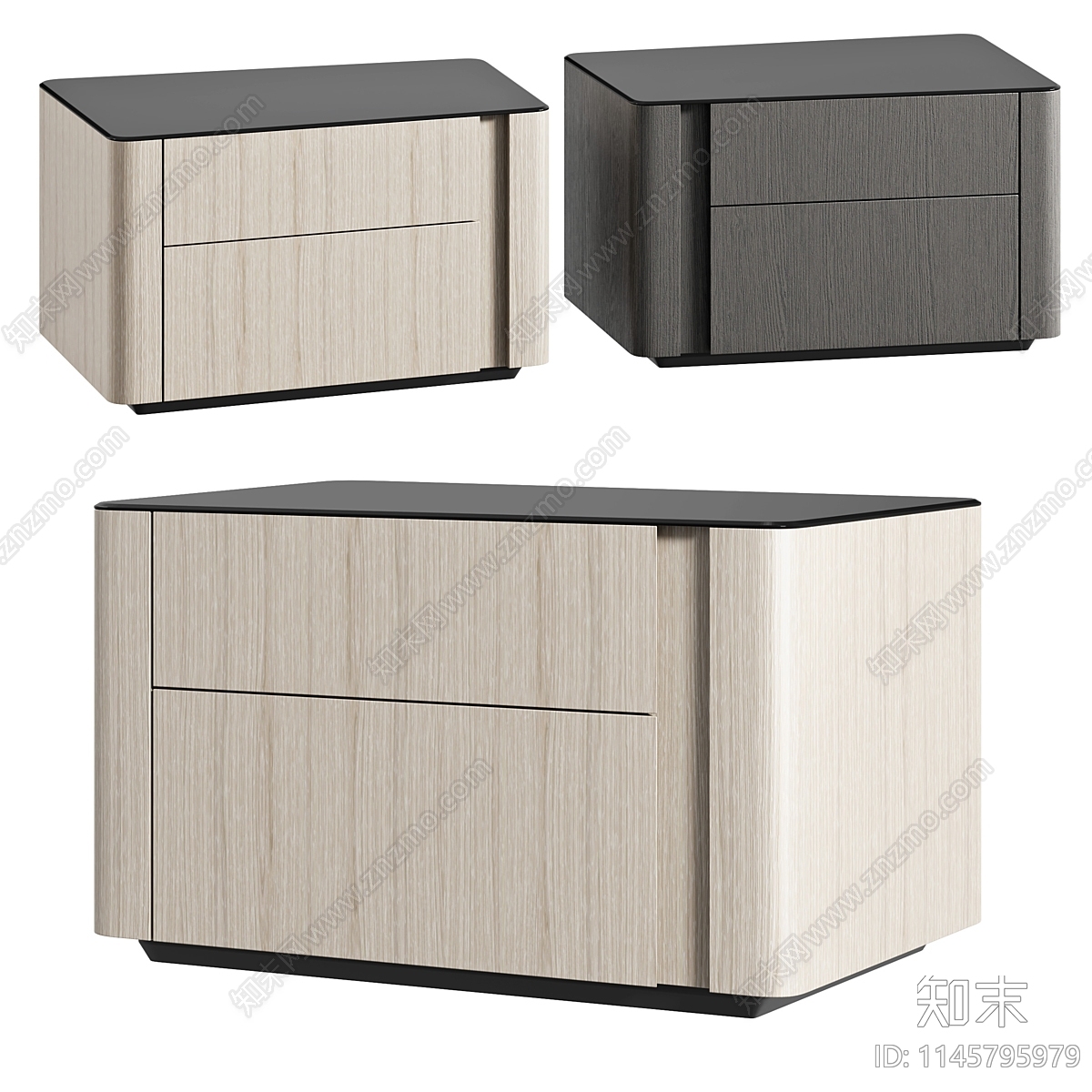 Minotti现代床头柜SU模型下载【ID:1145795979】_知末su模型网