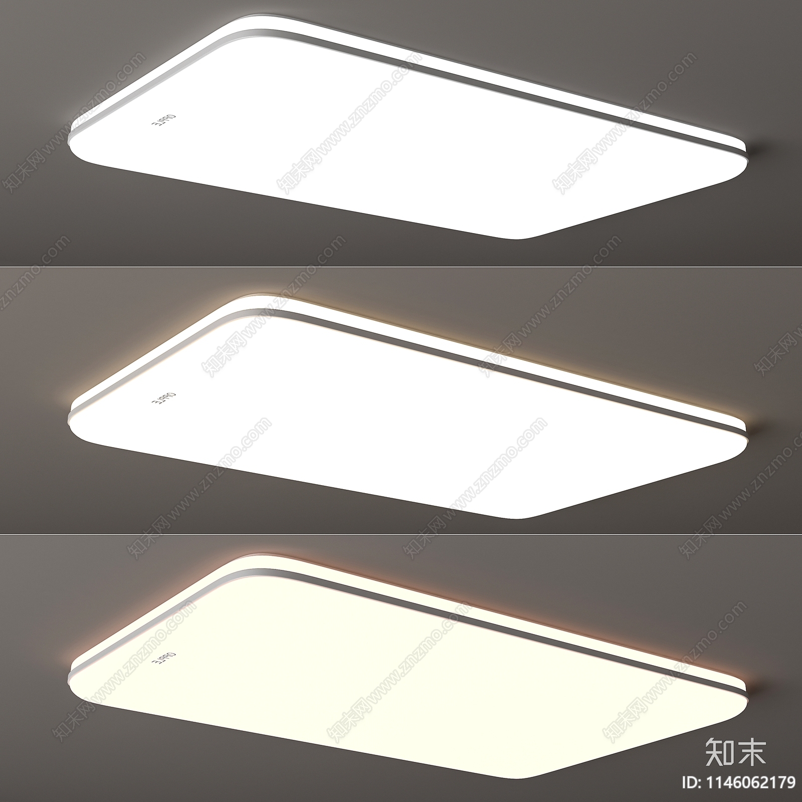 欧普现代简约吸顶灯3d模型下载【id1146062179】知末3d模型网