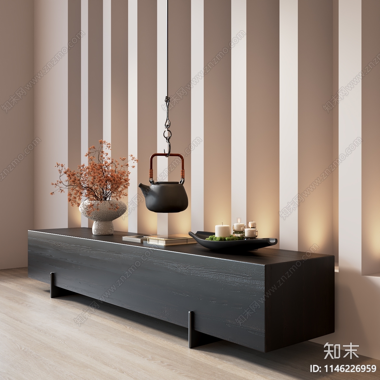 新中式装饰摆件组合3d模型下载【id1146226959】知末3d模型网