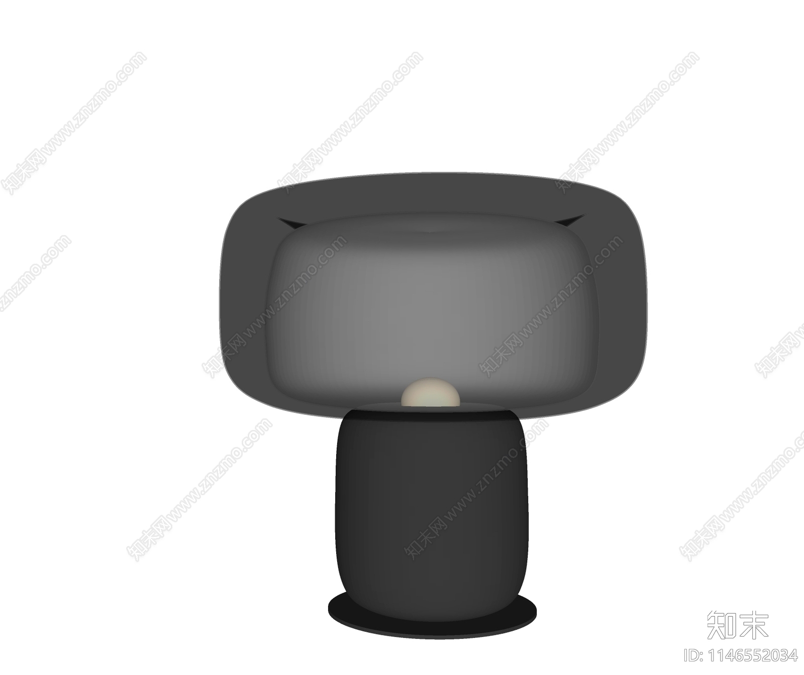 现代台灯su模型下载【id1146552034】知末su模型网