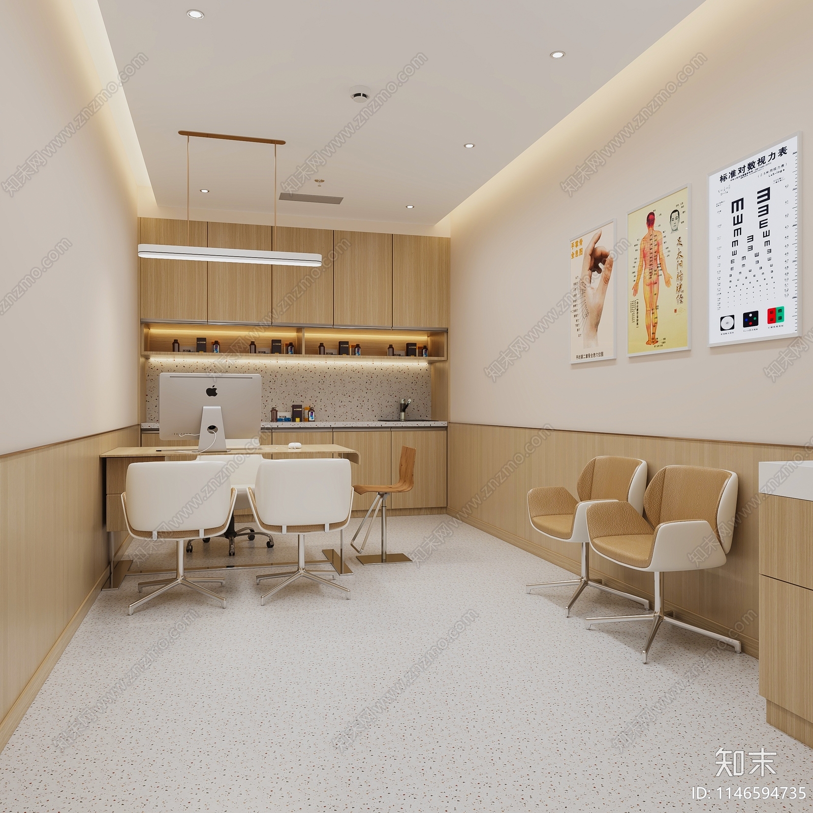 现代医院3d模型下载【id1146594735】知末3d模型网