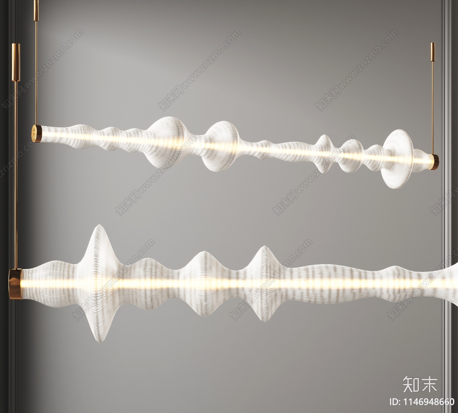 现代长吊灯3d模型下载【id1146948660】知末3d模型网