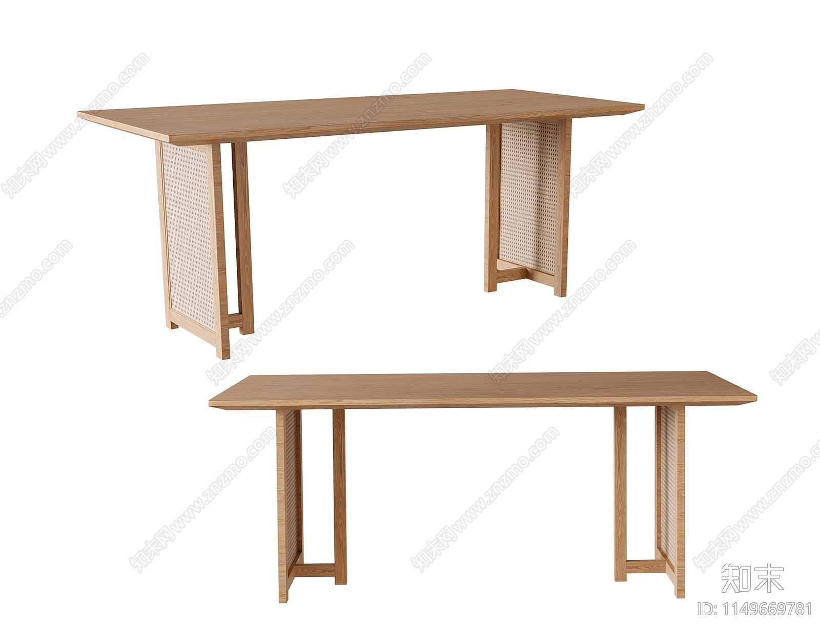 现代餐桌3d模型下载【id1149669781】知末3d模型网