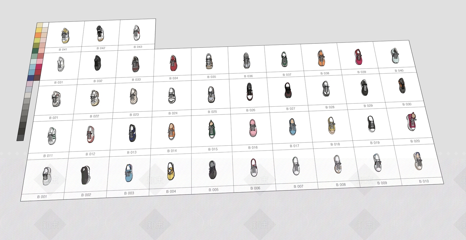 产品设计鞋子2SU模型下载【ID:1150833885】_知末su模型网