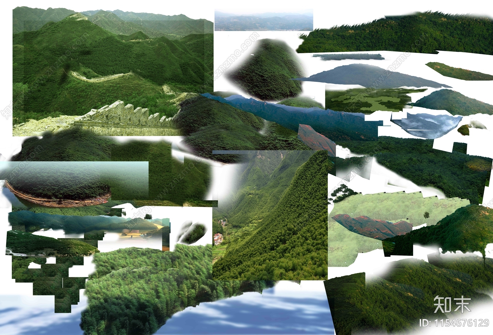 Psd免抠山体植物下载【id1154676129】undefined