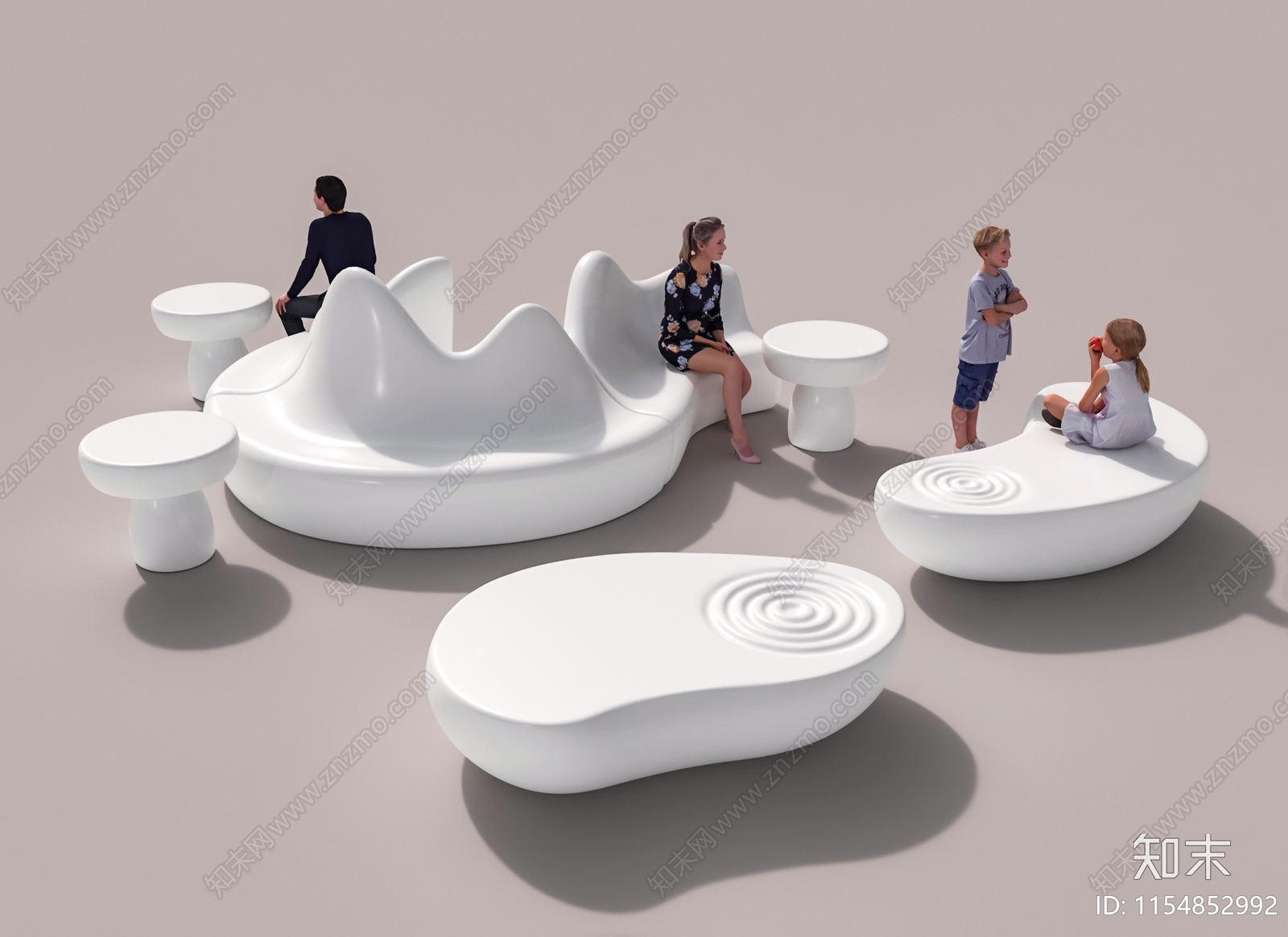 现代户外椅3d模型下载【id1154852992】知末3d模型网