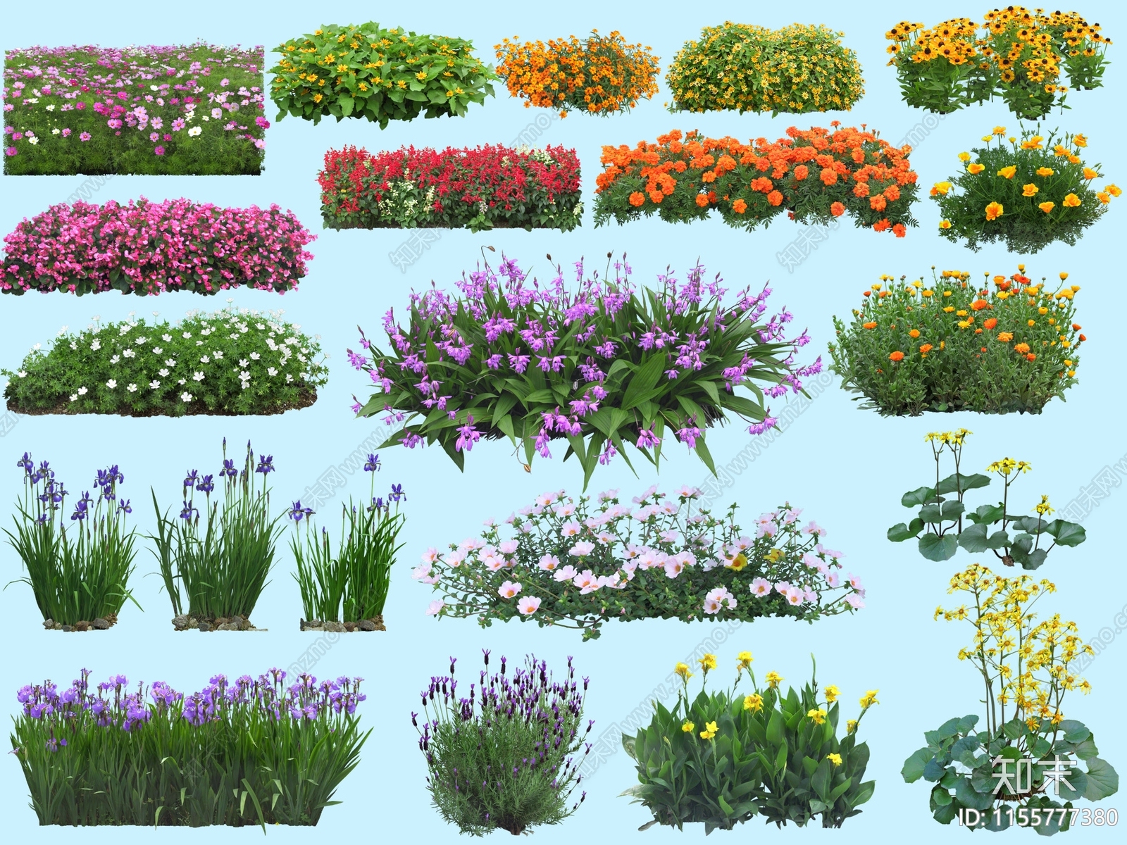 Psd免抠花草灌木花丛下载【id1155777380】undefined