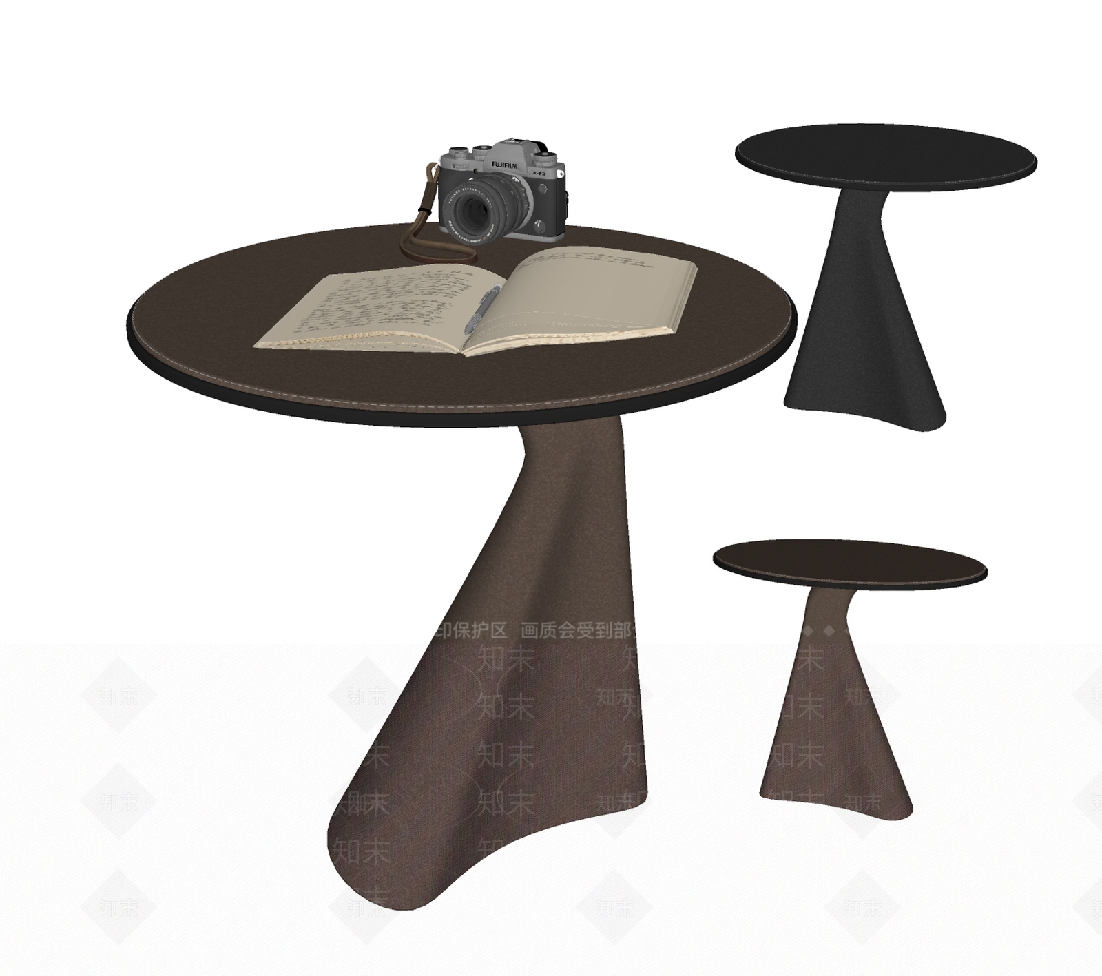 Eileen现代边几SU模型下载【ID:1156001696】_知末su模型网