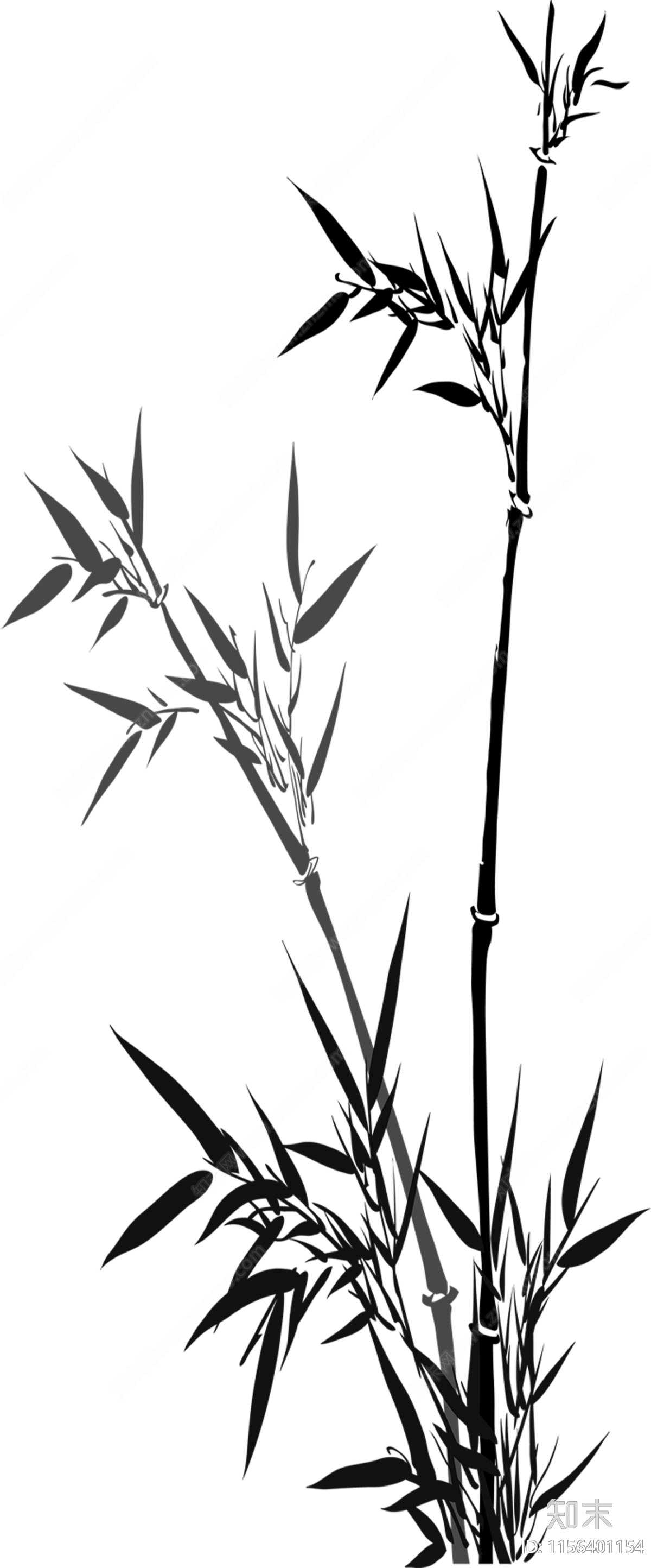 png免抠植物水墨竹下载【ID:1156401154】undefined