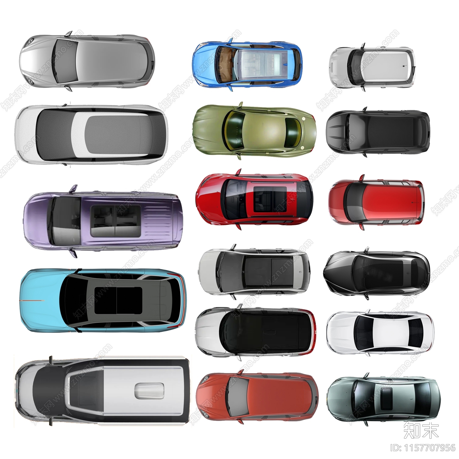 PSD免抠汽车素材平面图顶视图下载【ID:1157707956】undefined