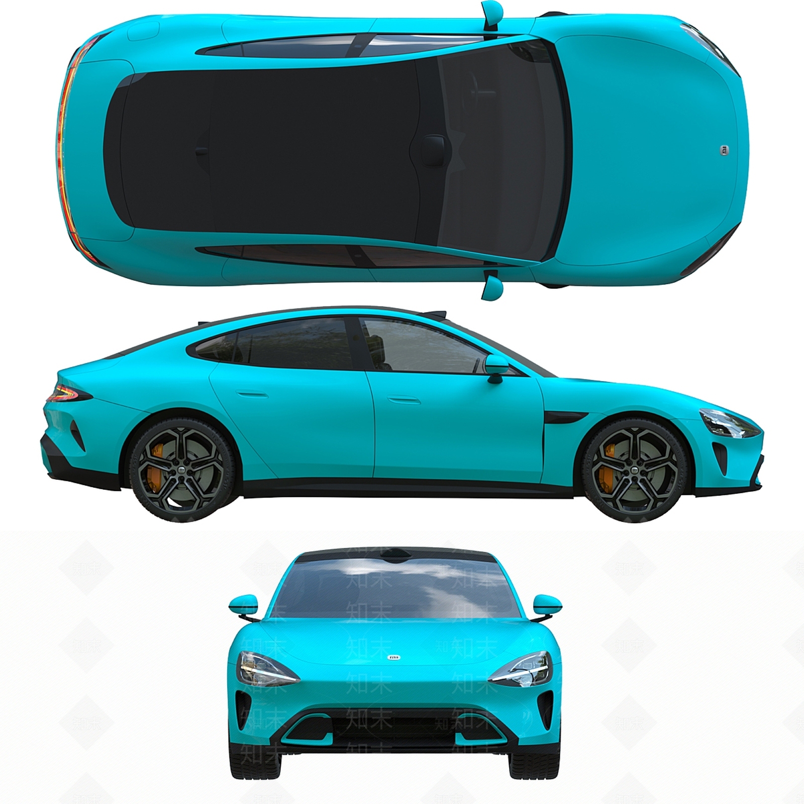 小米_SU7_Max3d模型下载 ID:1159266391_【知末网】