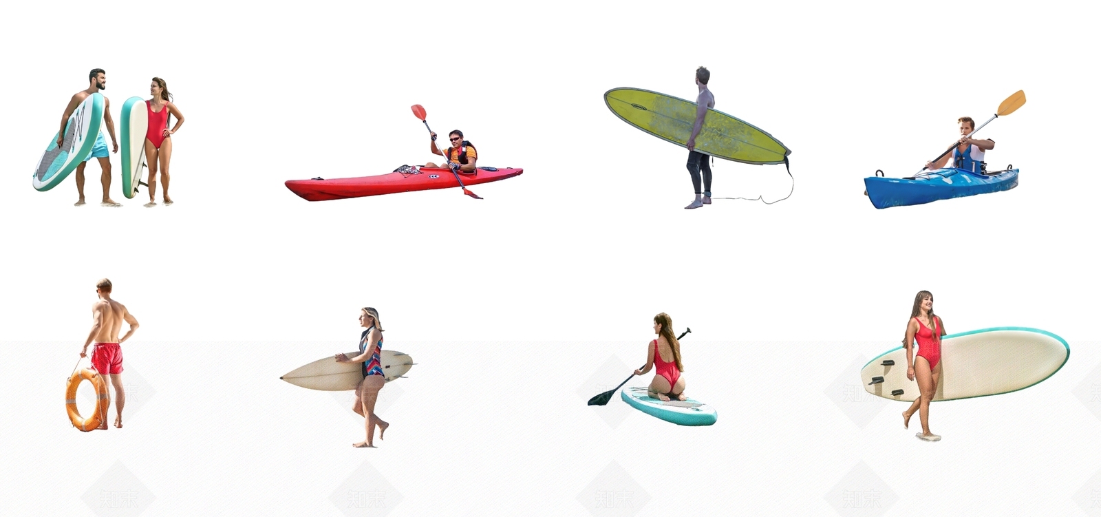 2D多人SU模型下载【ID:1160633380】_知末su模型网