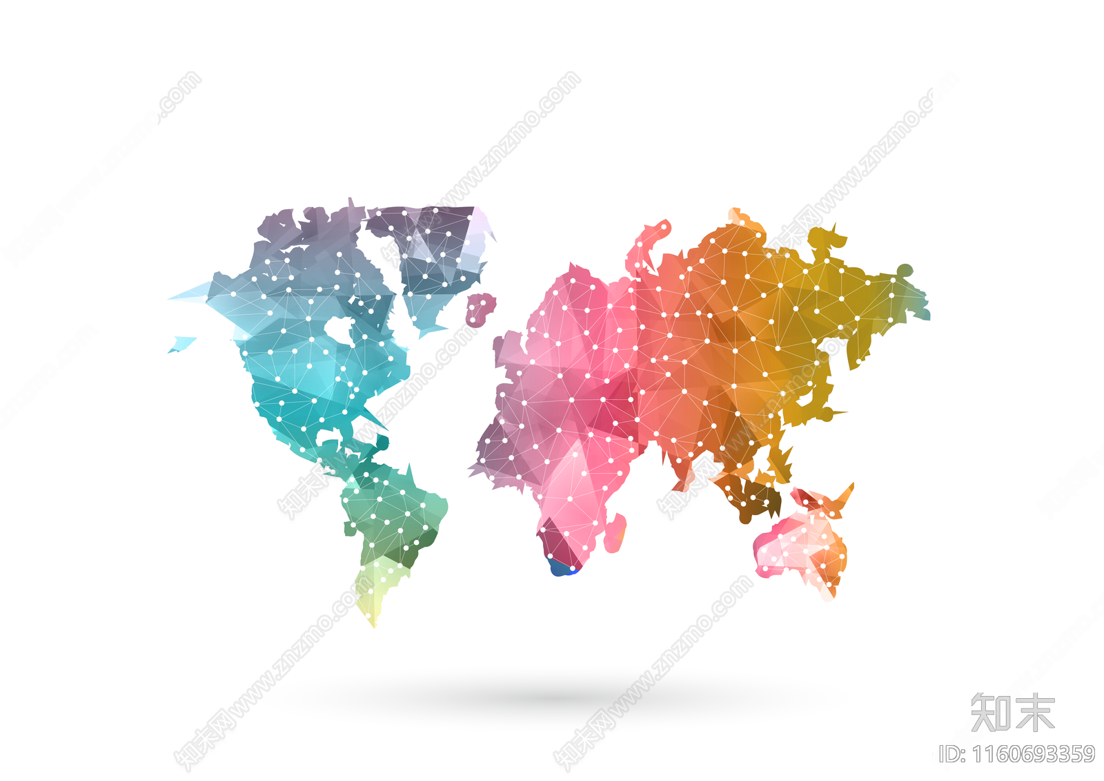世界地图矢量图下载【ID:1160693359】undefined