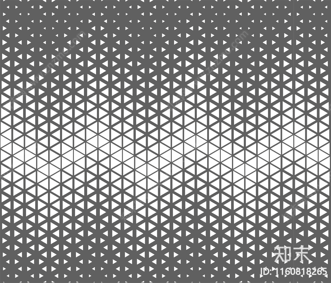 三角形双边渐变穿孔板png免抠无缝贴图下载【id1160818265】【知末网贴图库】