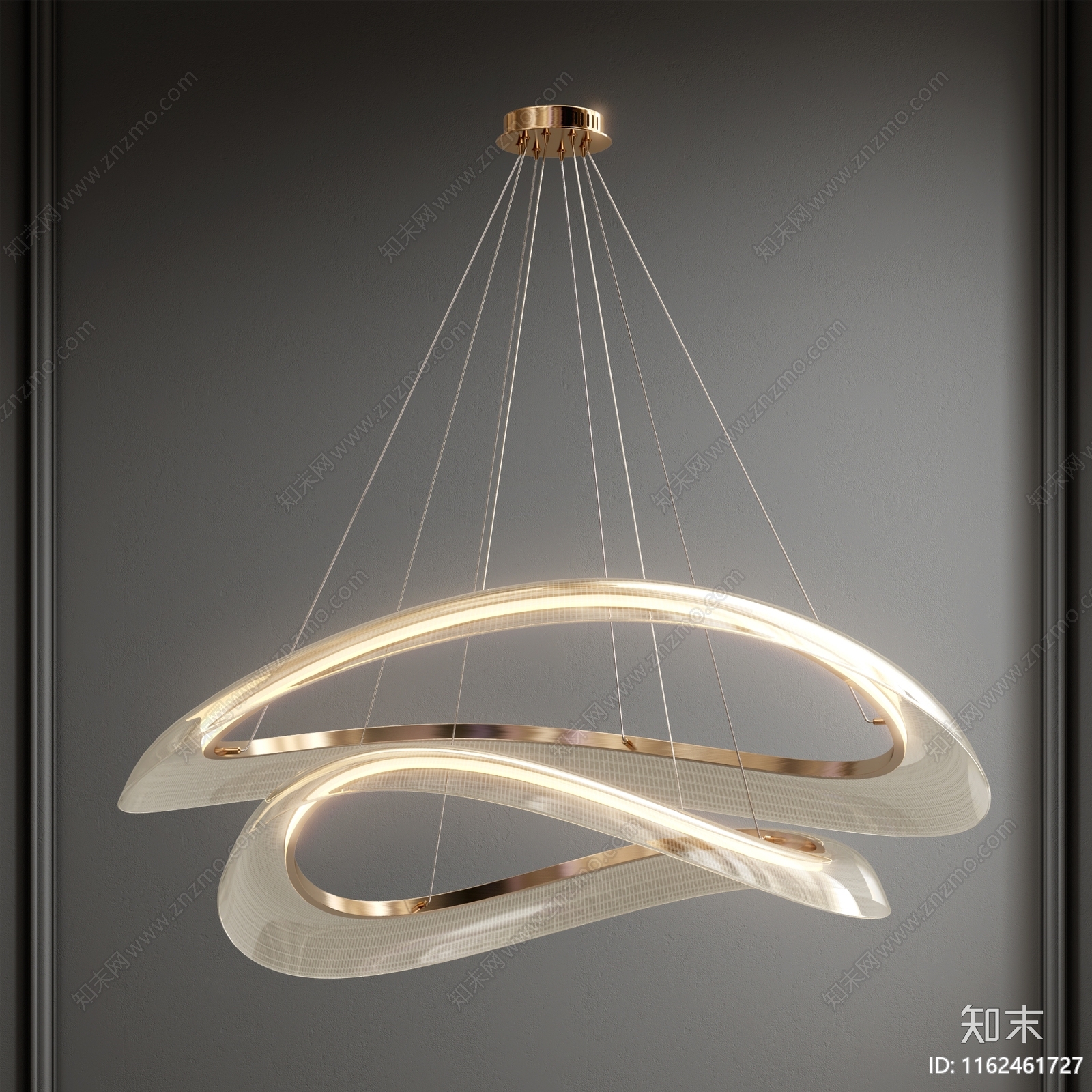 现代轻奢玻璃吊灯玻璃吊灯大厅吊灯圆形吊灯双层吊灯3d模型下载 Id1162461727【知末网】