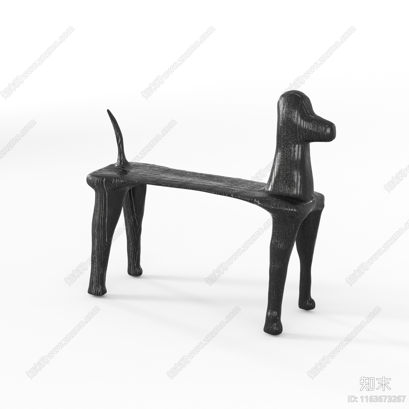 侘寂法式换鞋凳3d模型下载【id1163673267】知末3d模型网