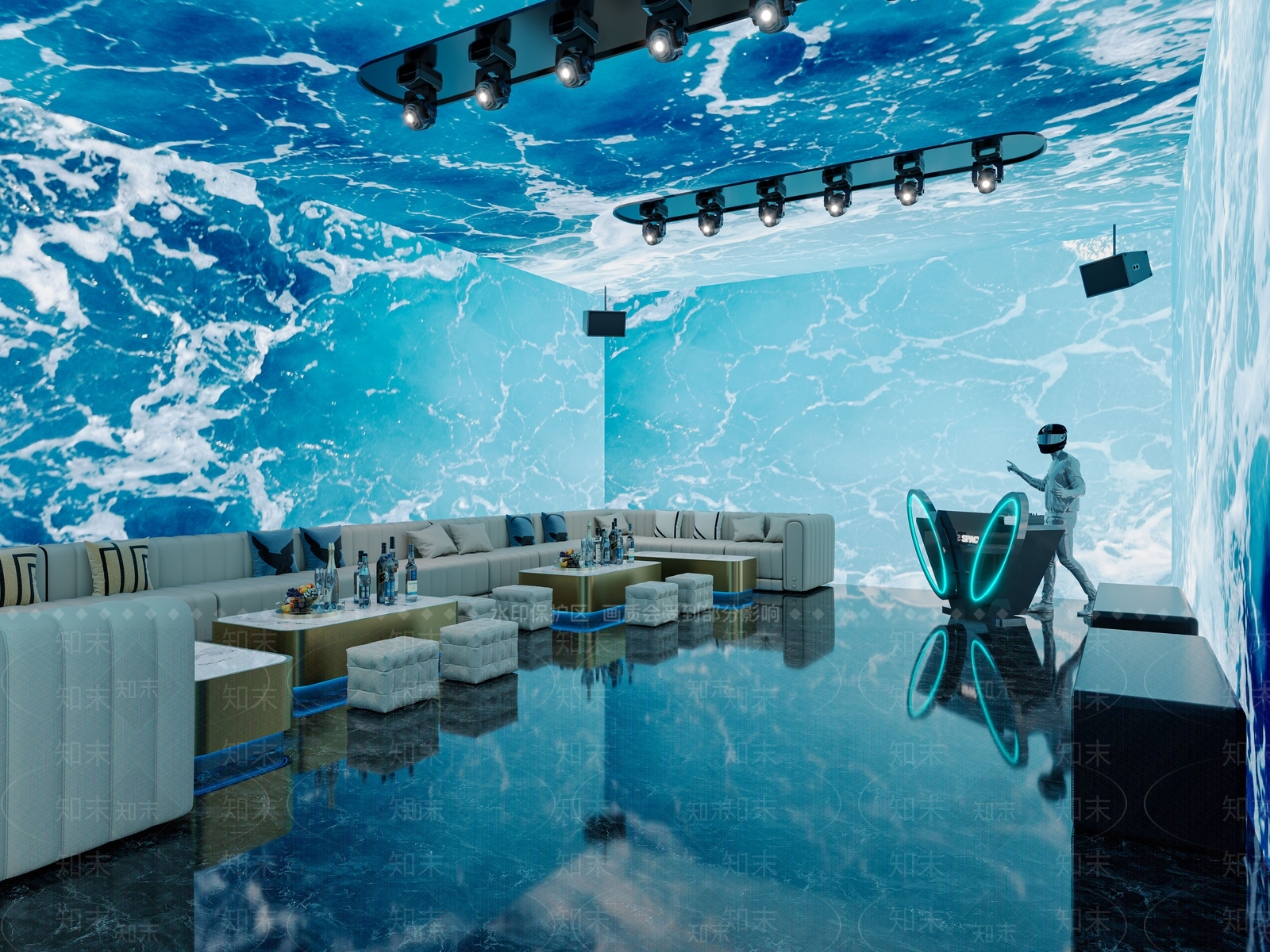 现代KTV3D模型下载【ID:1168264089】_知末3d模型网