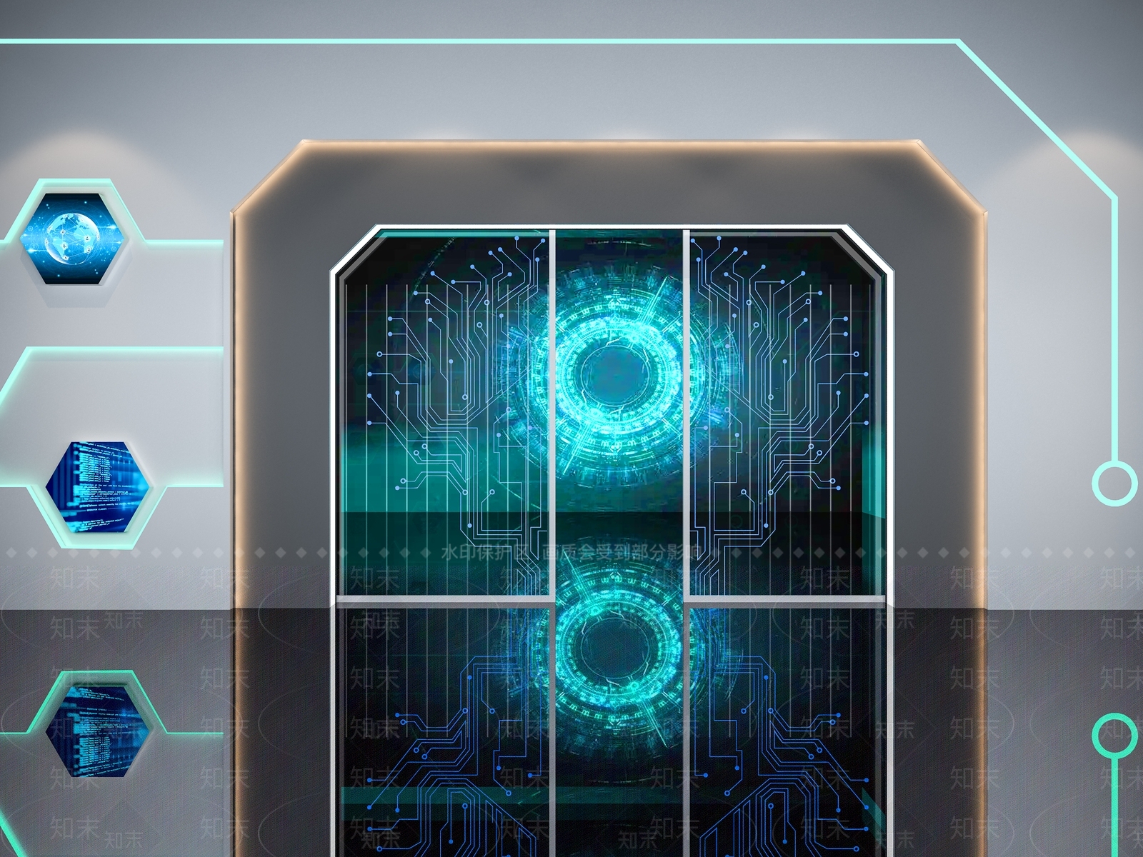 现代其他门SU模型下载【ID:1173225970】_知末su模型网