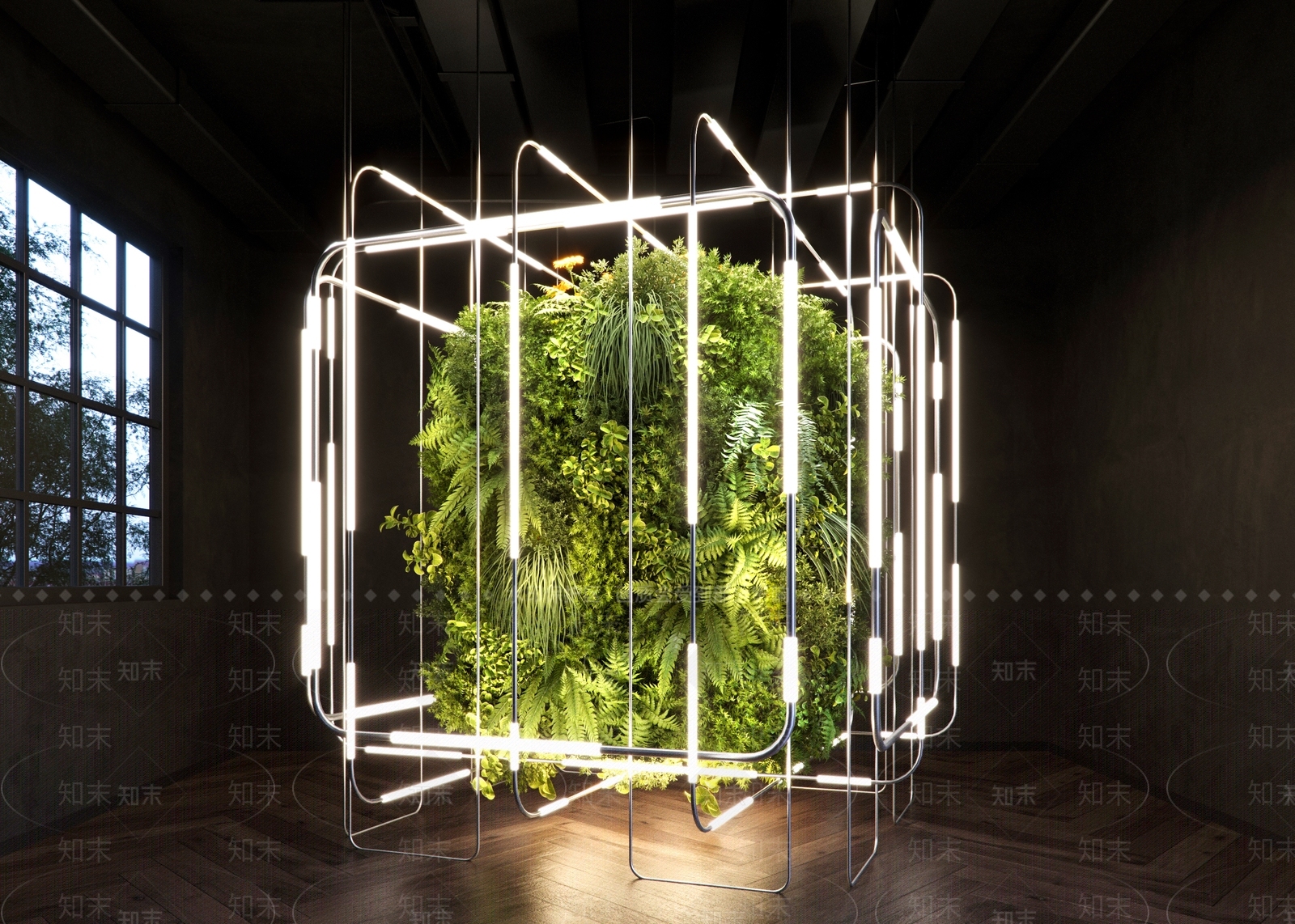 现代艺术装置SU模型下载【ID:1180194639】_知末su模型网