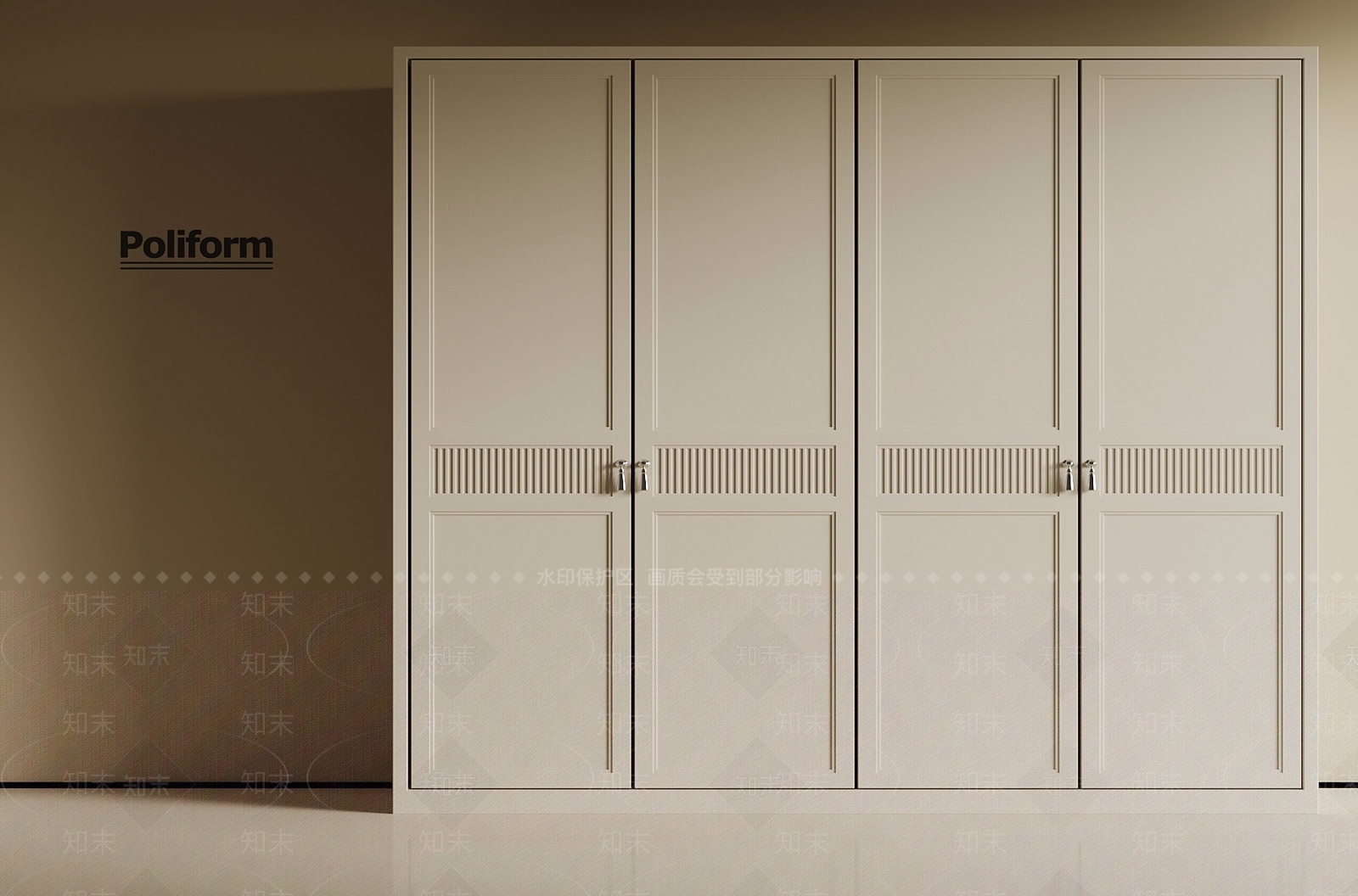 法式衣柜3D模型下载【ID:1187954848】_知末3d模型网