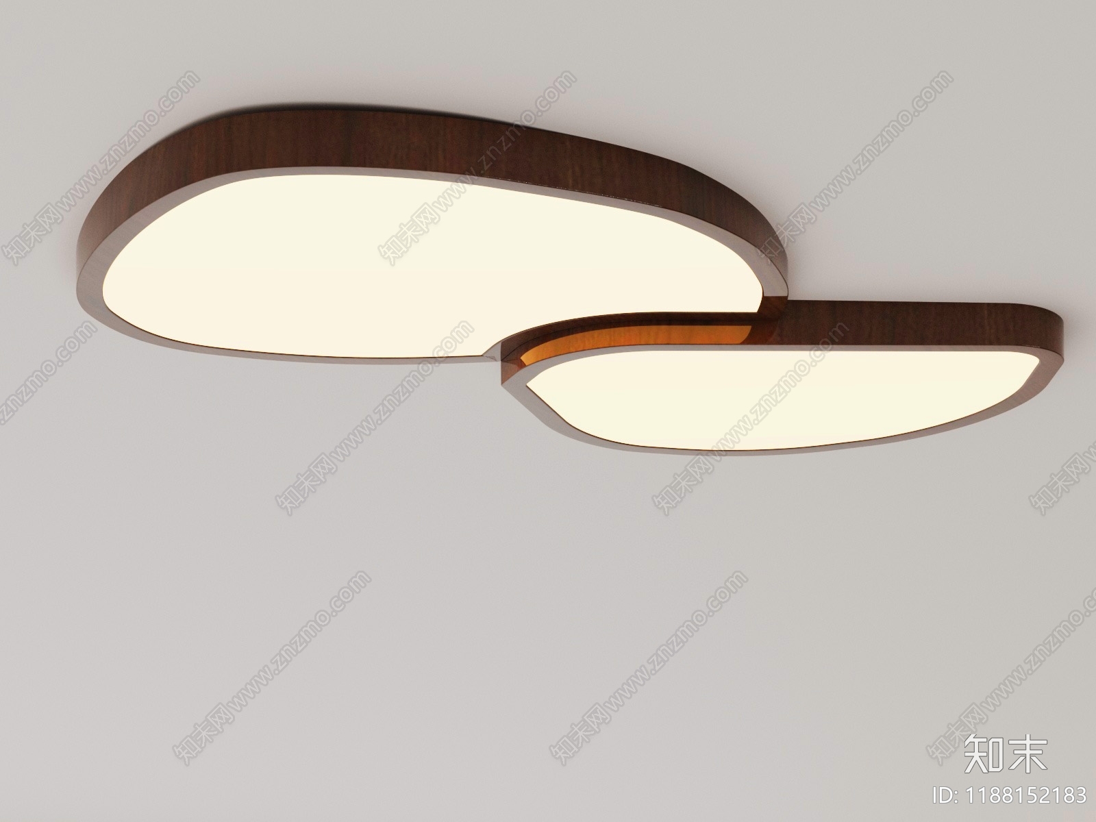 中古吸顶灯3d模型下载【id1188152183】知末3d模型网