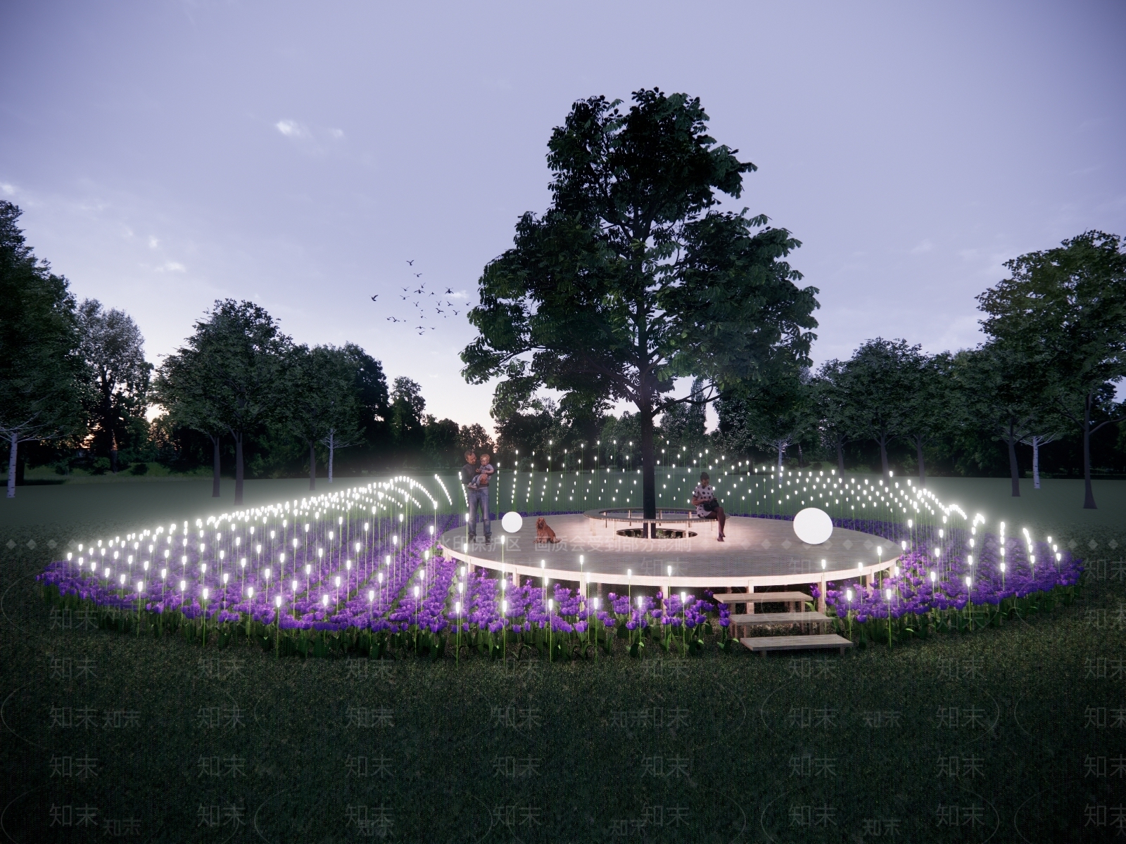 现代艺术装置SU模型下载【ID:1189229868】_知末su模型网