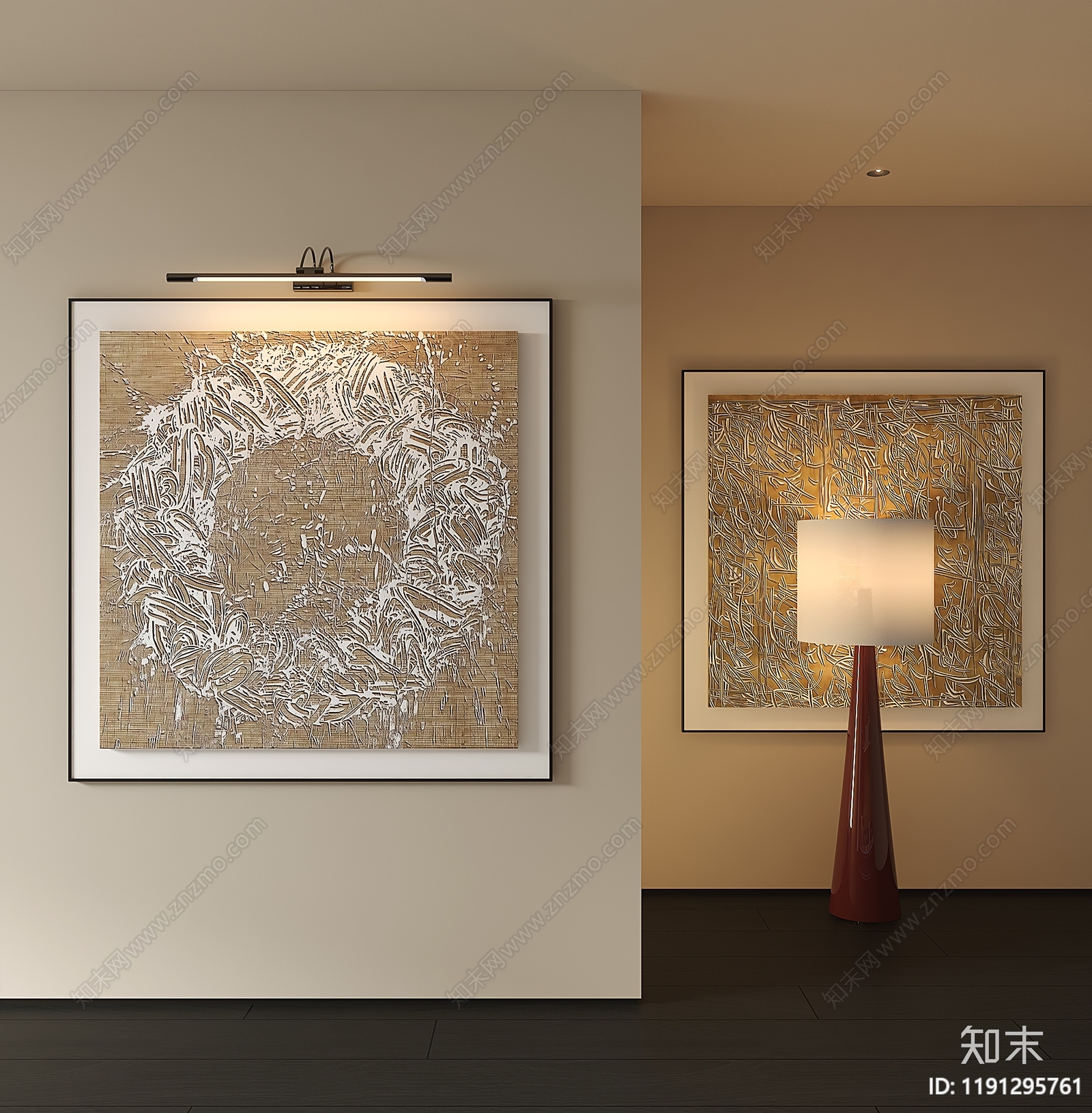 侘寂极简抽象挂画3d模型下载【id1191295761】知末3d模型网
