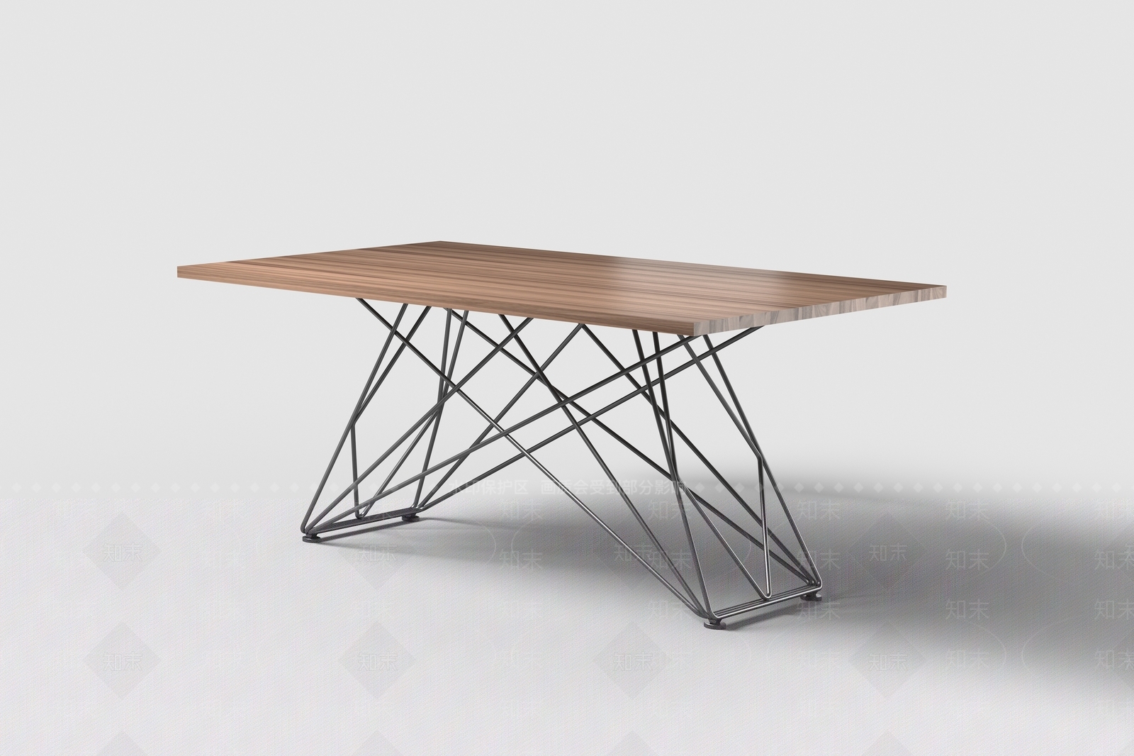 现代意式餐桌3D模型下载【ID:1192687695】_知末3d模型网