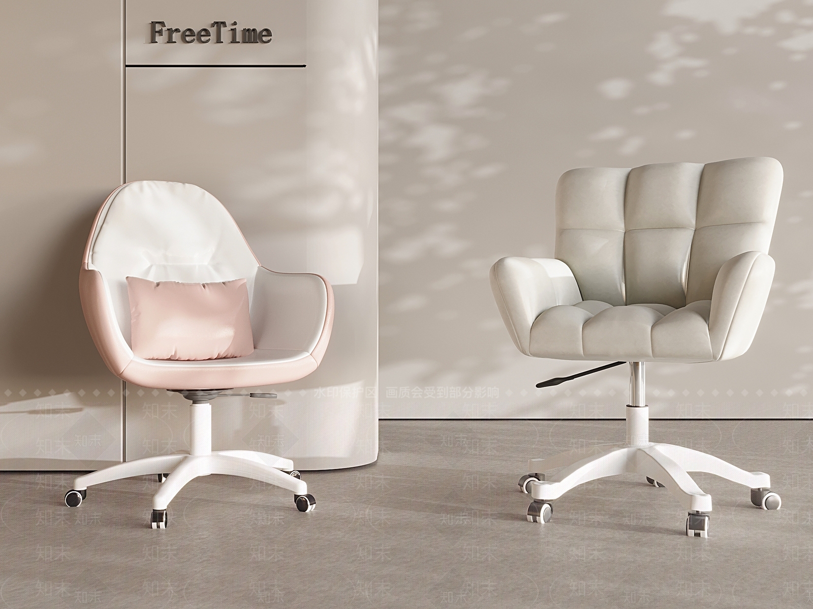 现代休闲椅SU模型下载【ID:1194483755】_知末su模型网