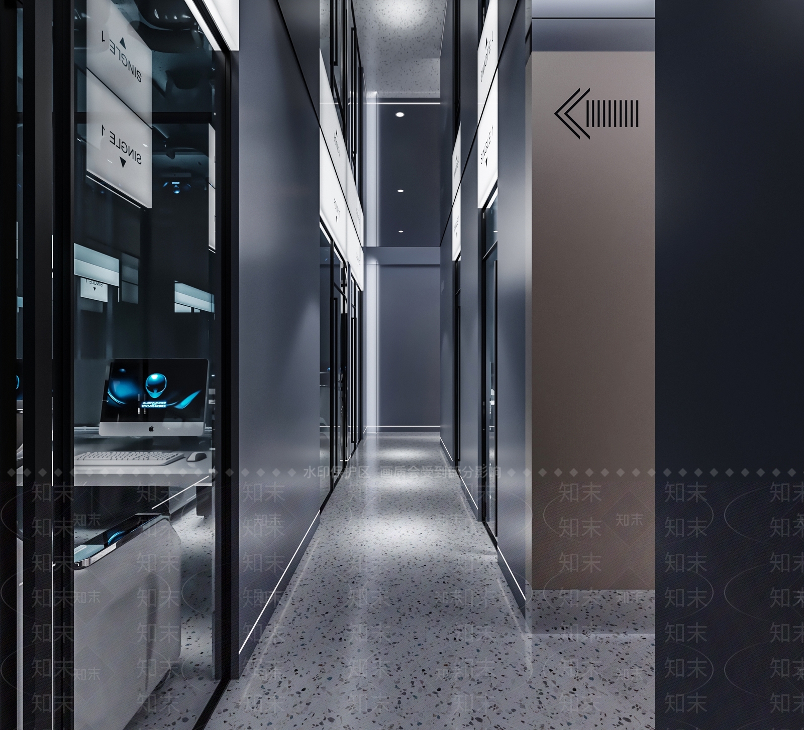 现代网吧SU模型下载【ID:1197441889】_知末su模型网