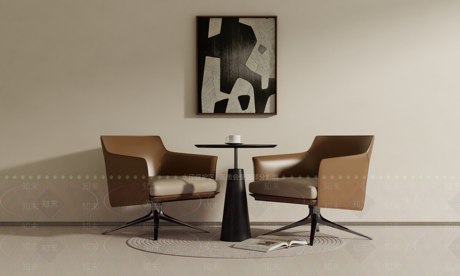 现代休闲桌椅SU模型下载【ID:1197653863】_知末su模型网