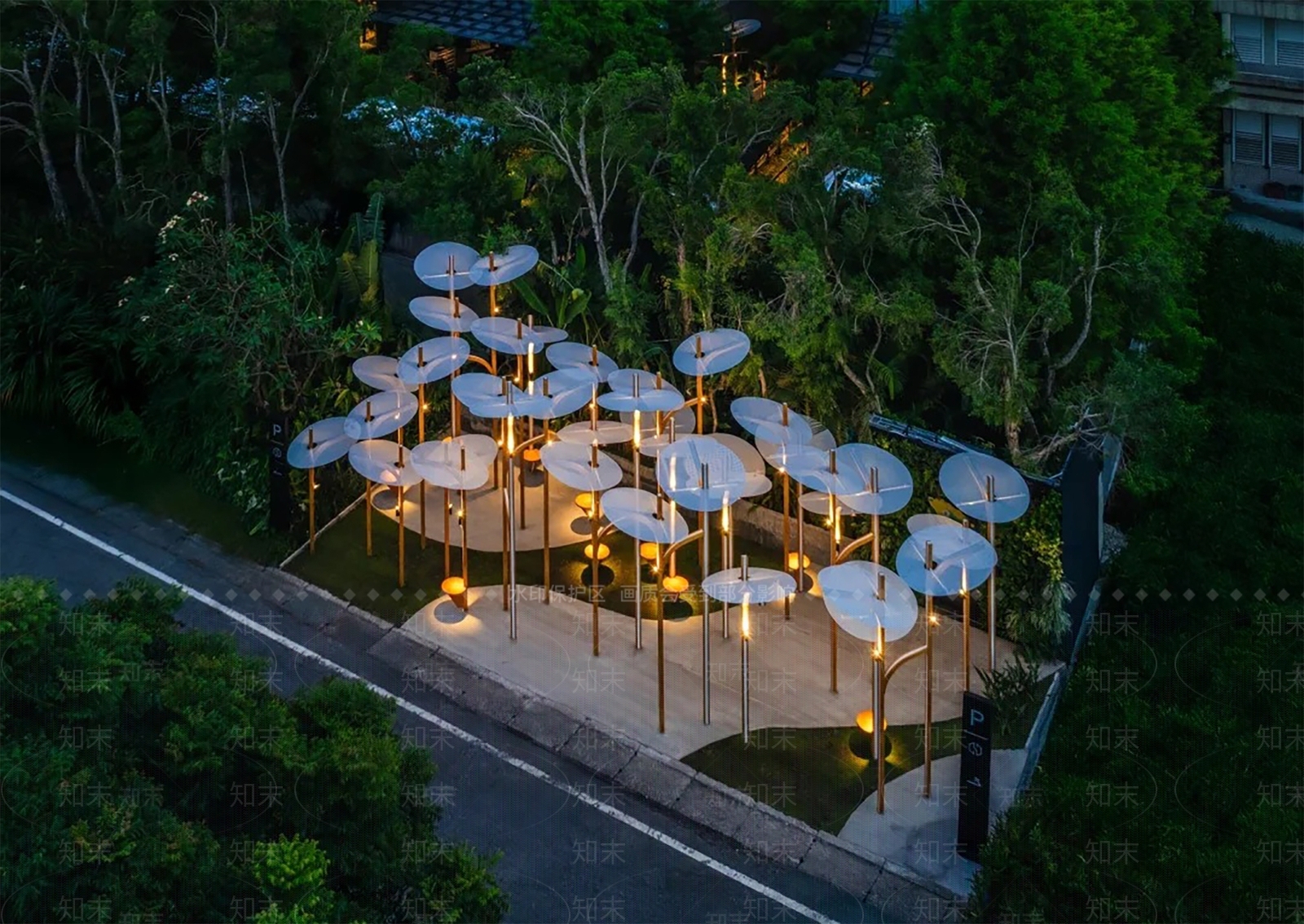 现代艺术装置SU模型下载【ID:1200820013】_知末su模型网