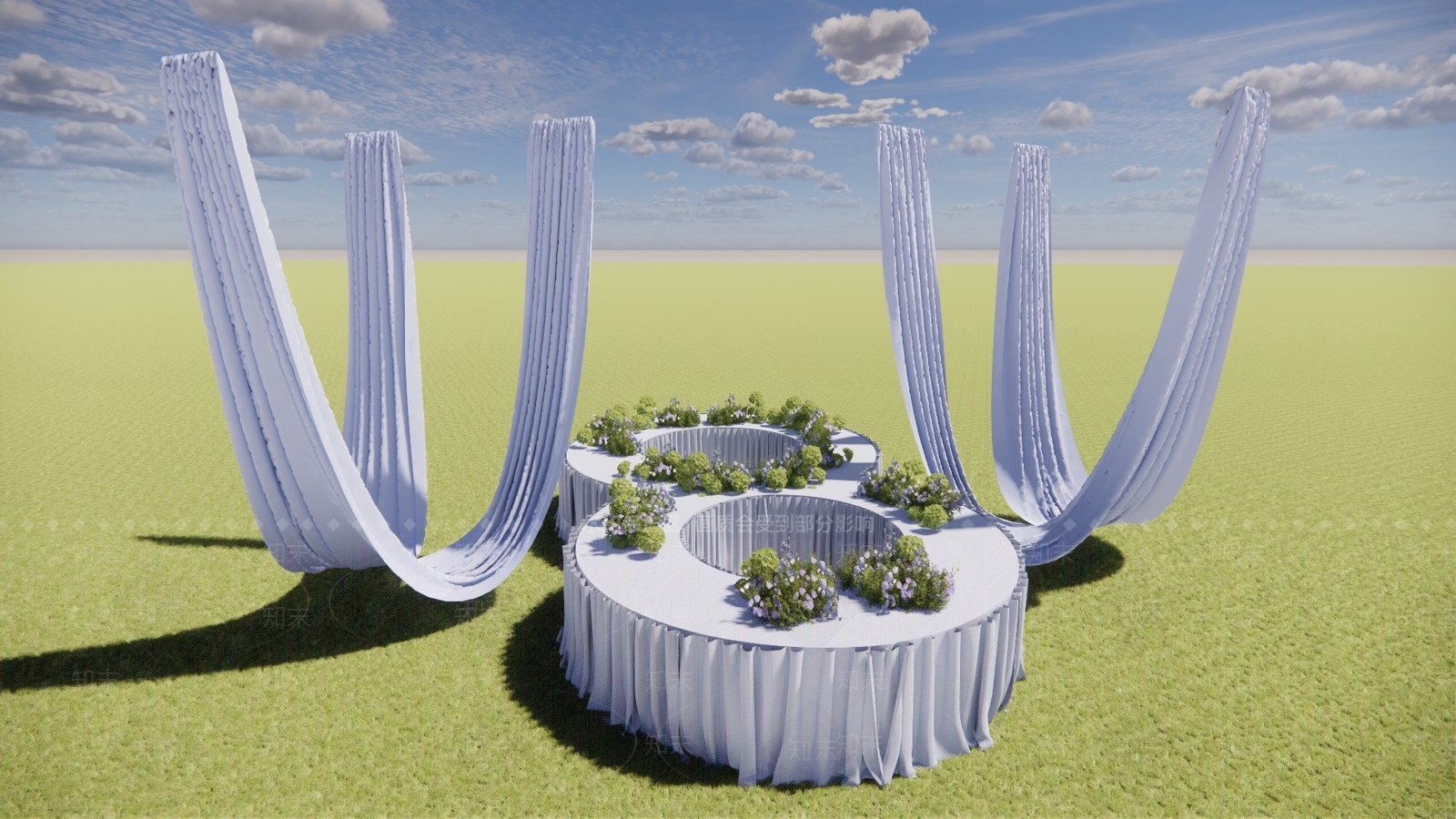 现代其他美陈SU模型下载【ID:1201854884】_知末su模型网