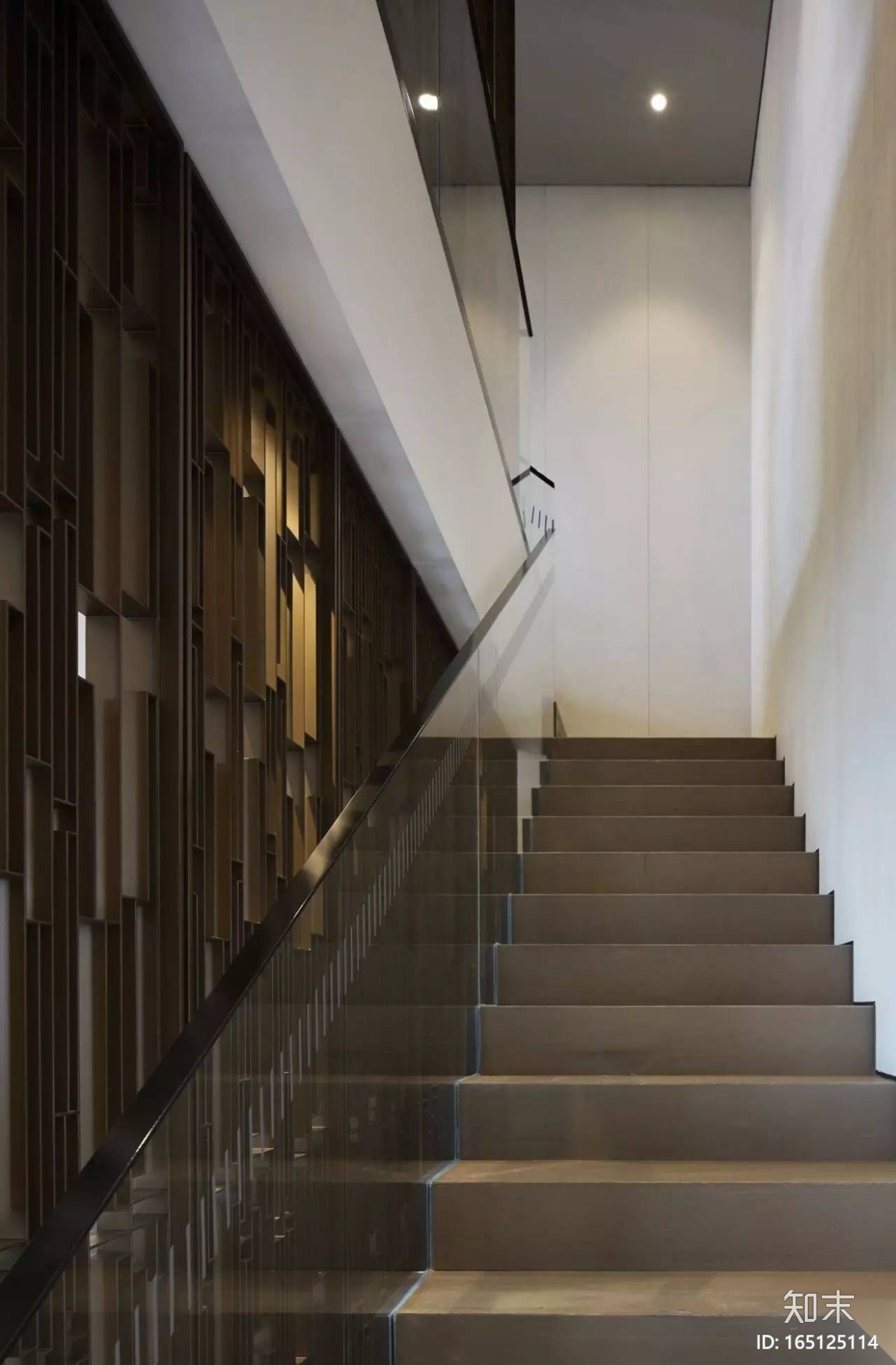 现代极简轻奢楼梯设计案例合集255P施工图下载【ID:165125114】_知末案例馆