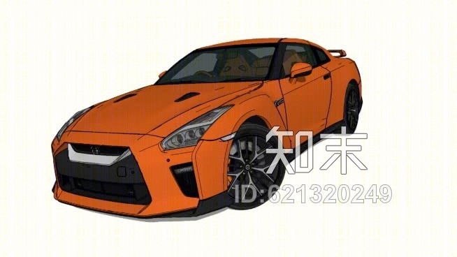 2017年日产GTSU模型下载【ID:621320249】_知末su模型网