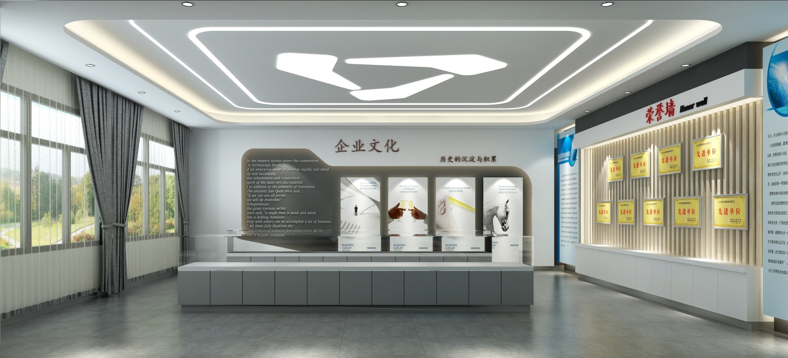 现代展厅3d模型下载【id721156298】知末3d模型网